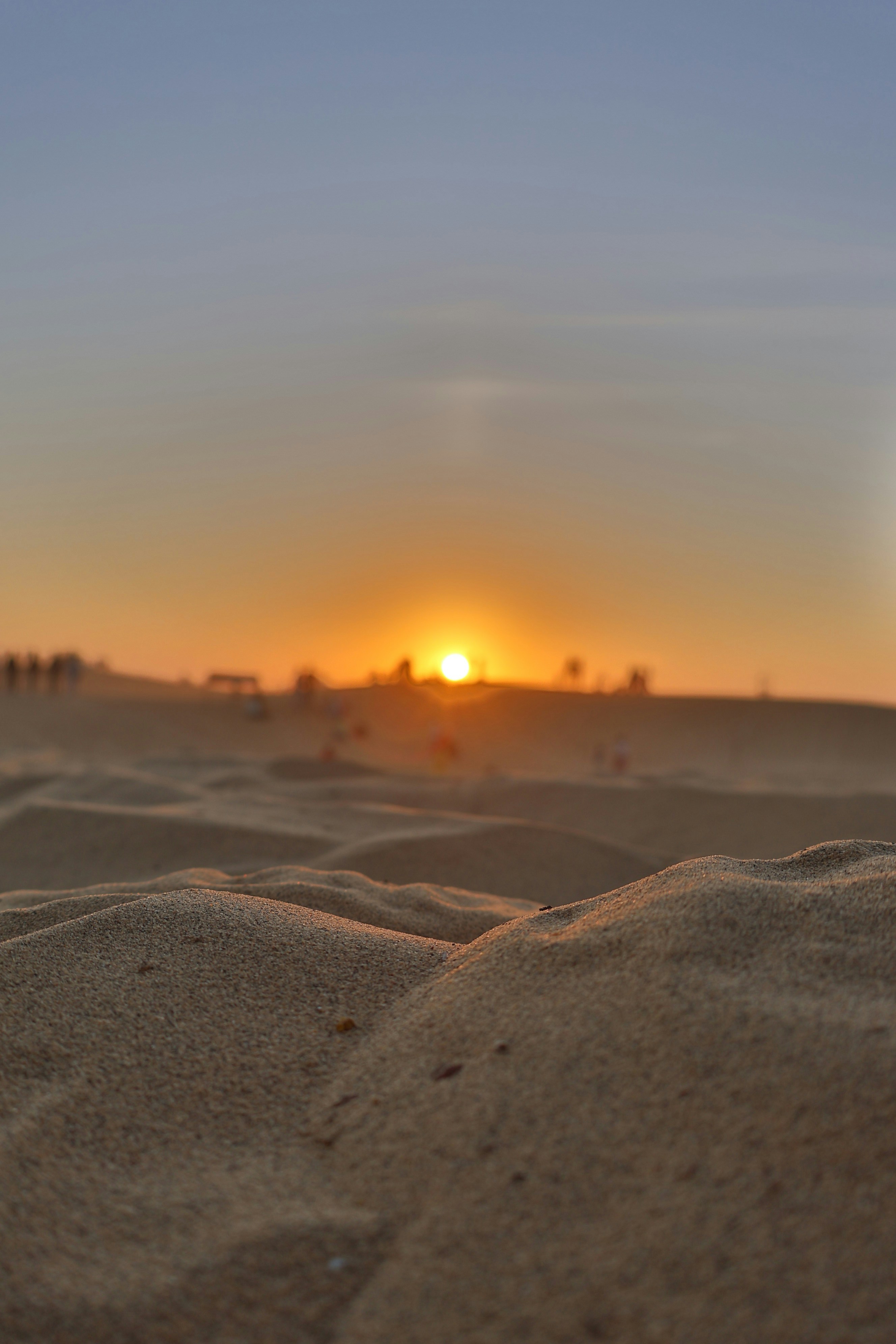 Sunset on the Dune: Warm Light over Quiet Sands