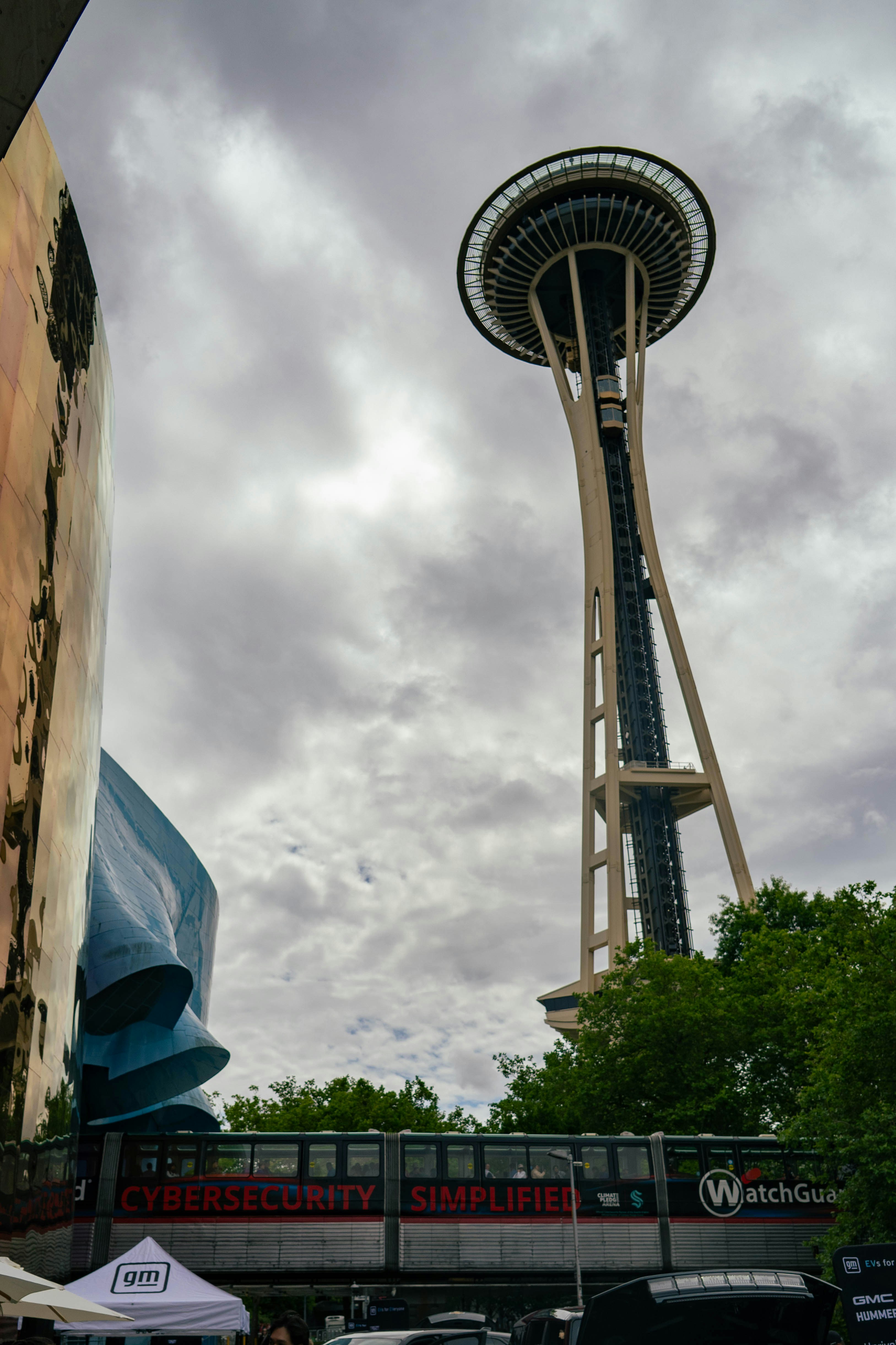 Observation Tower Reaching for the Clouds