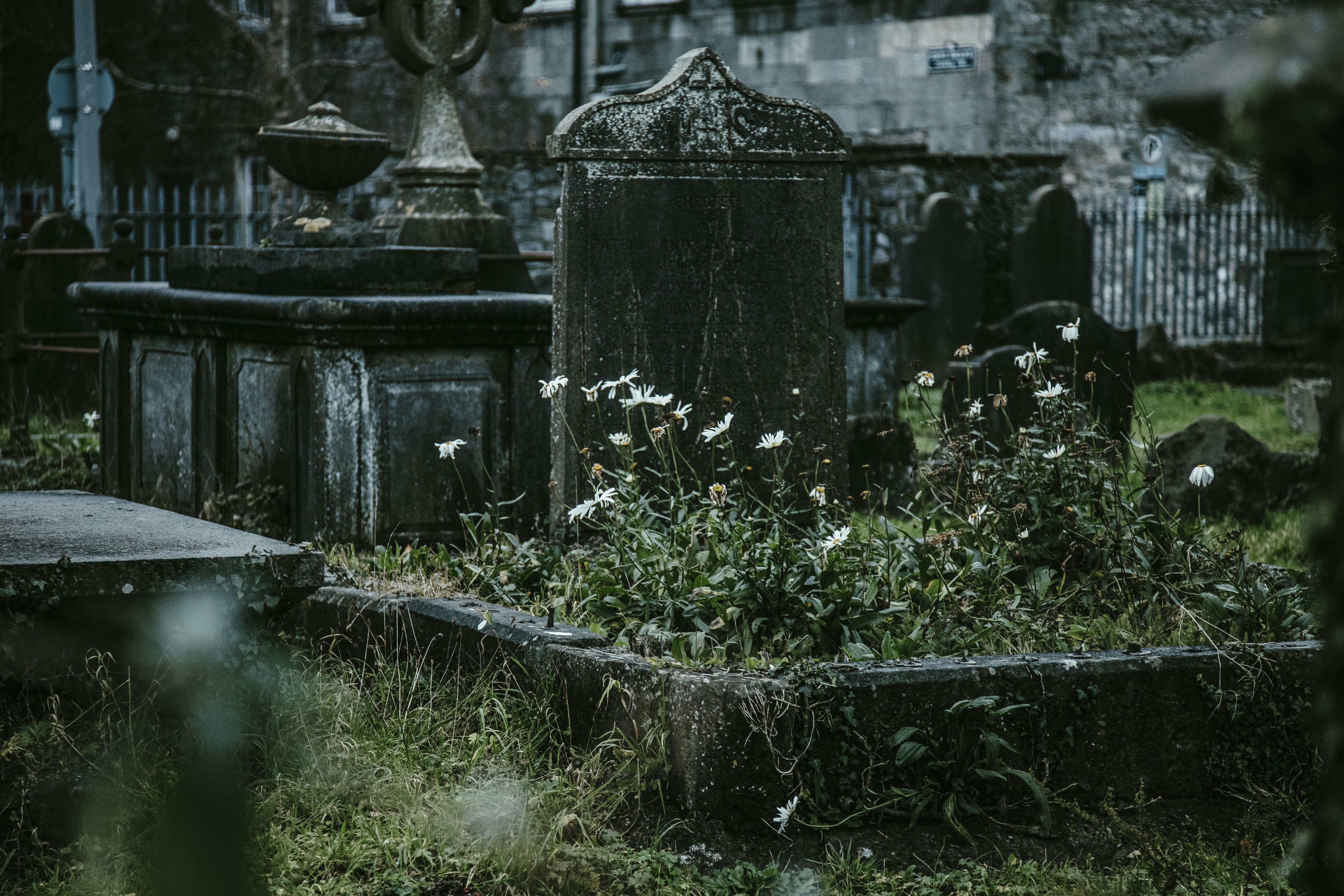 Whispering Stones in a Quiet Graveyard