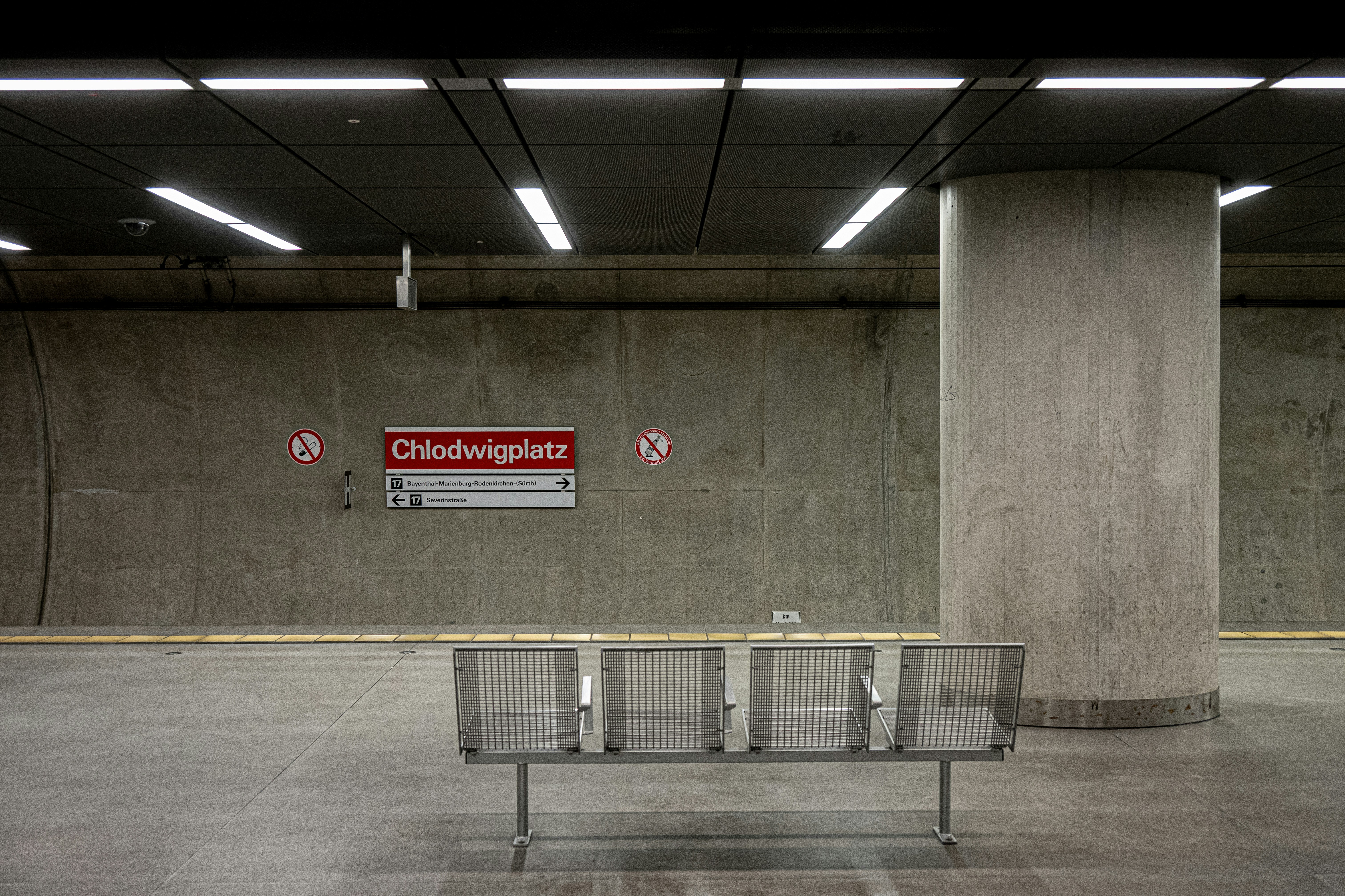 Quiet Station, Silent Bench: An Empty Platform