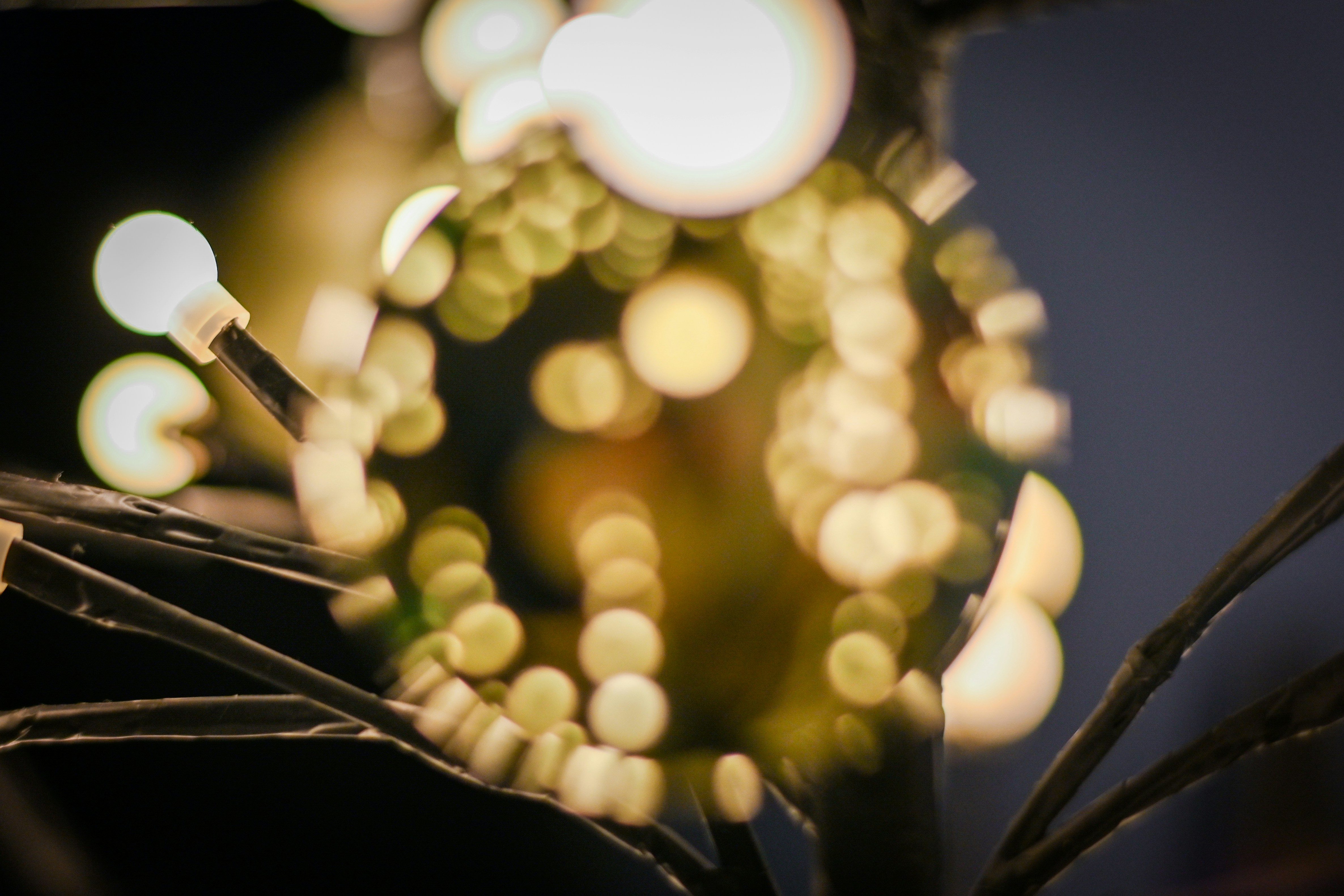 Soft focus bokeh lights on a dark background photo – Free Night sky ...