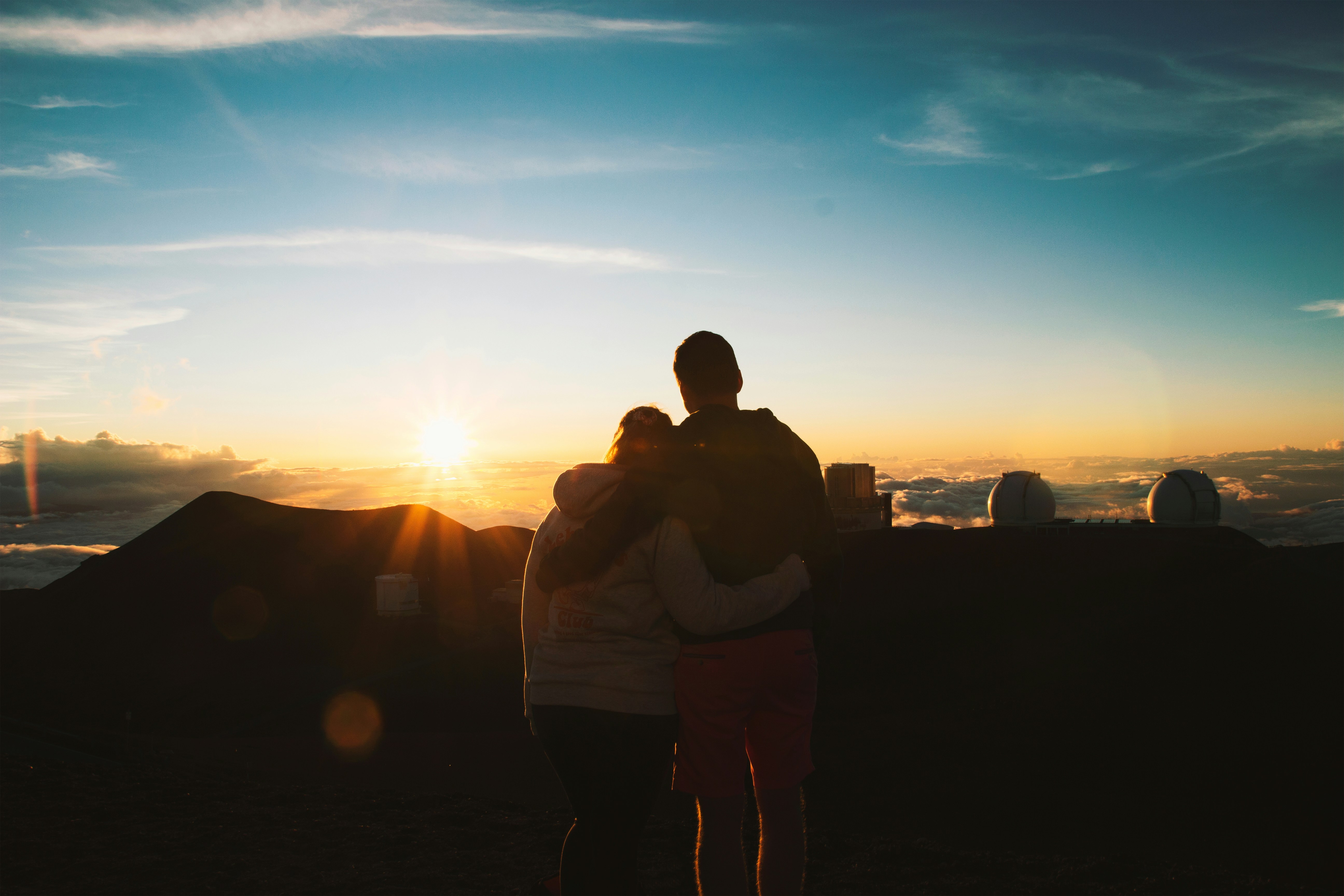 On top of the world. With you. Forever. ❤️