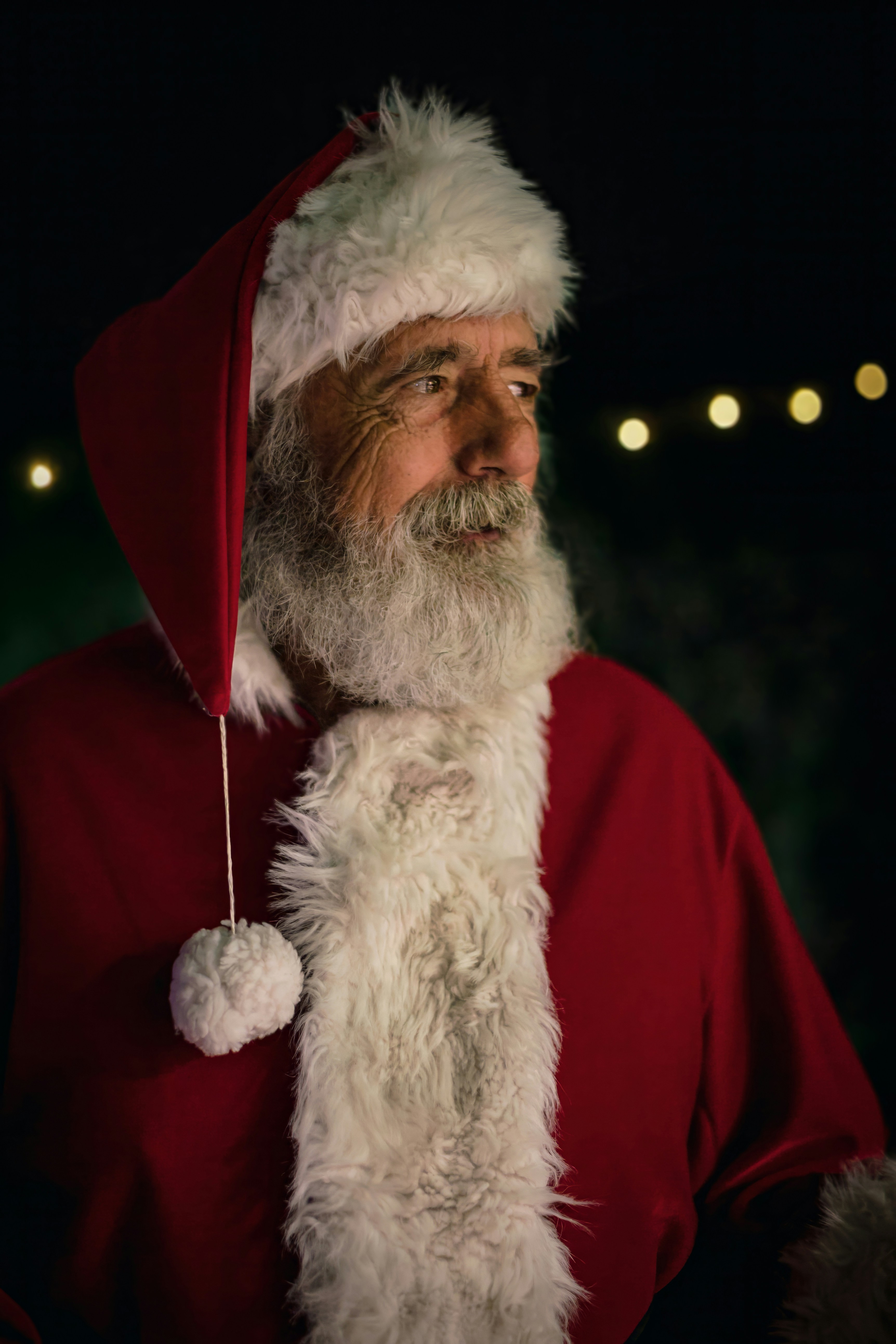 Santa Claus at the Morro Bay Rotary Club Santa House