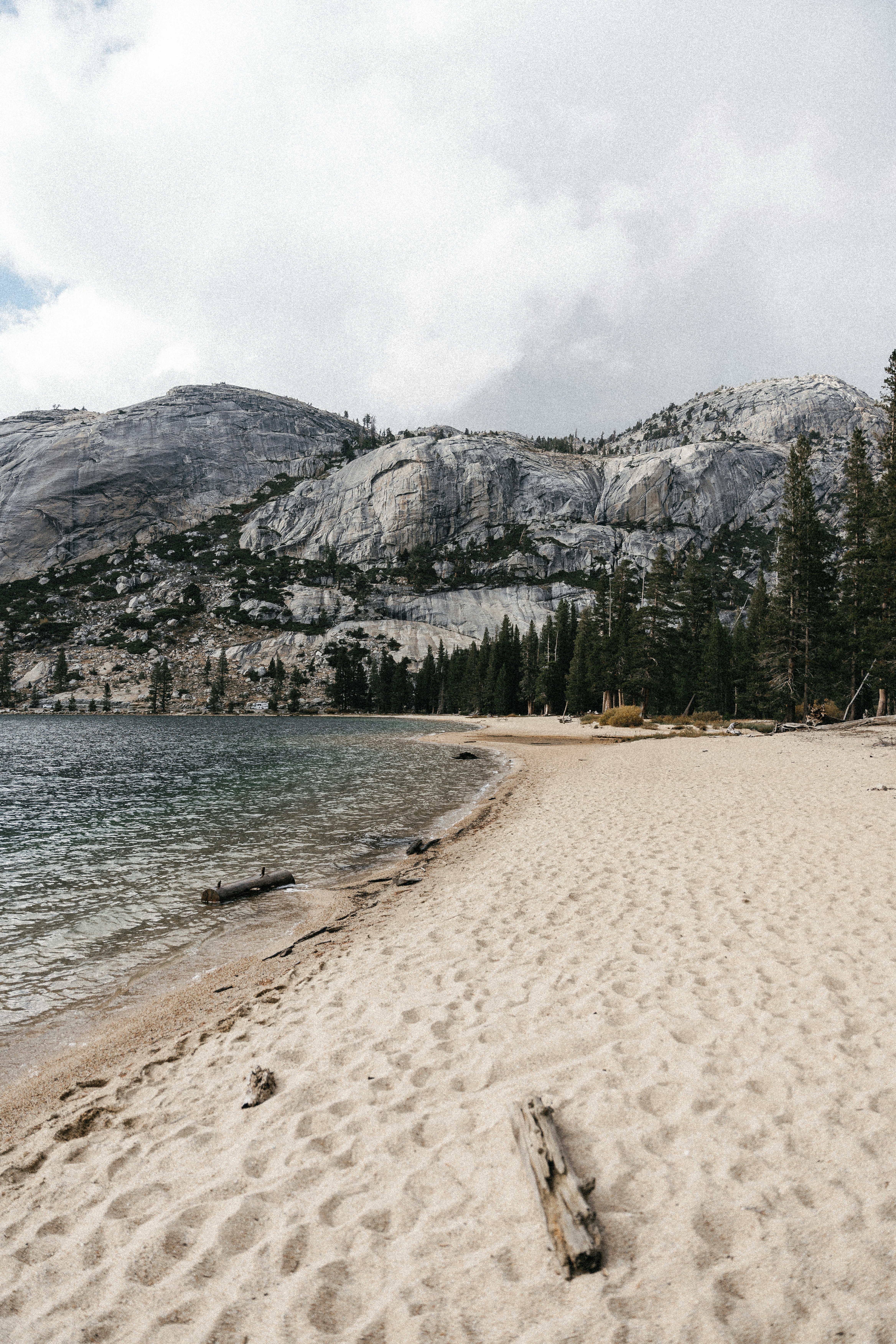 Curtain of pine and granite: a quiet lakeside coast