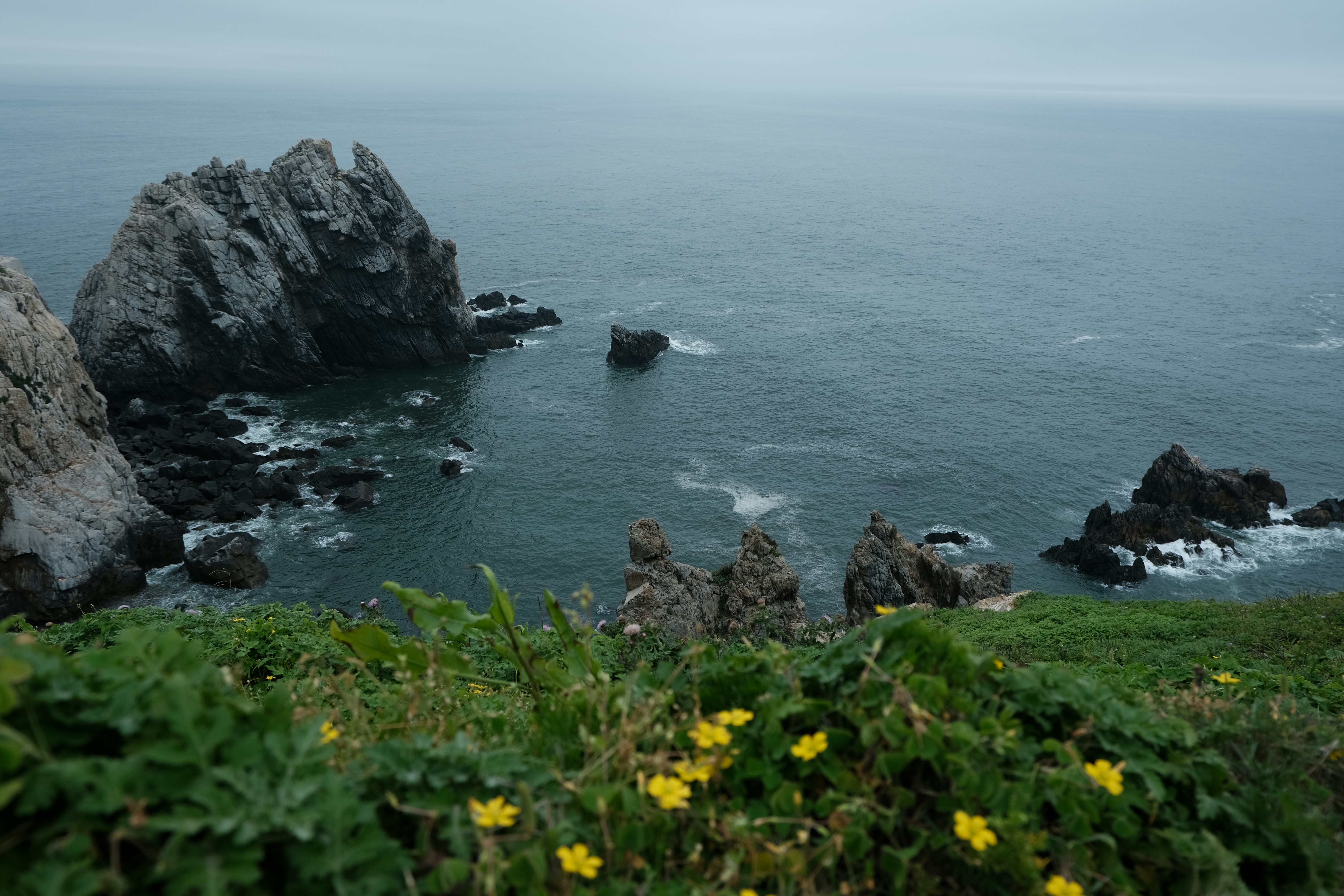 Coastal Breakers: A Quiet Verge Between Cliff and Sea