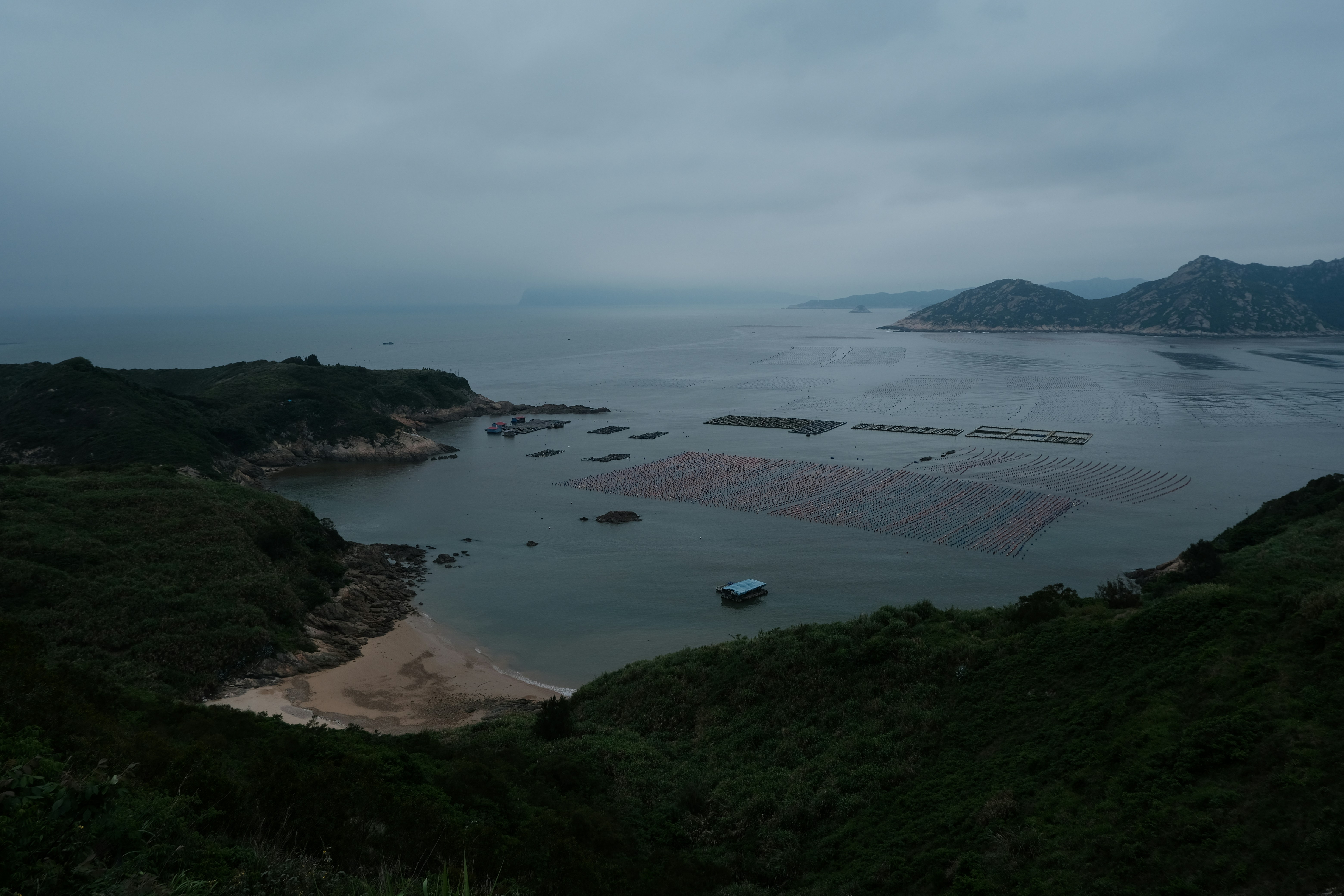 Harbor in the Quiet Fold of Hills