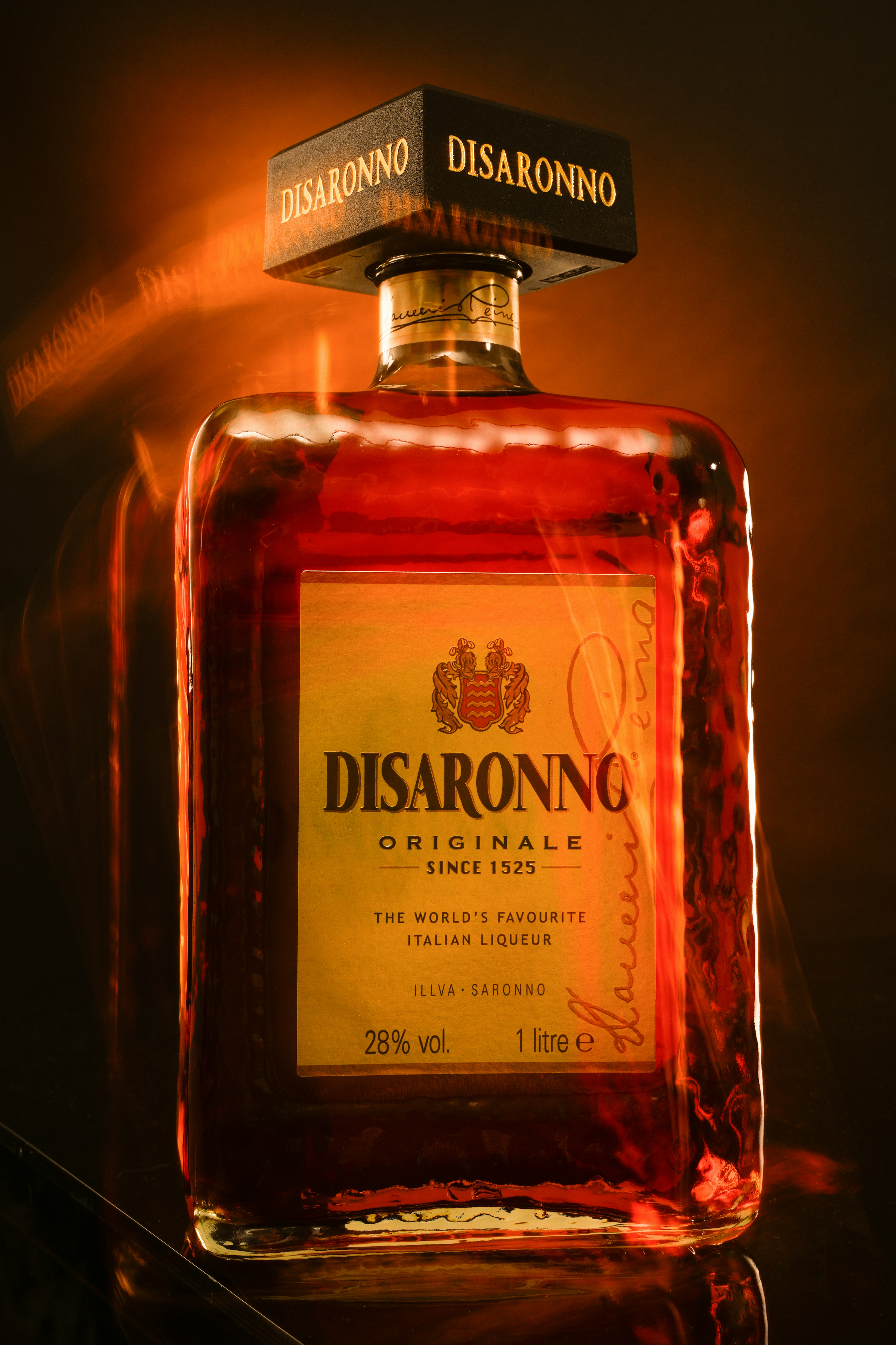 Enveloped in Amber: Disaronno Illuminated