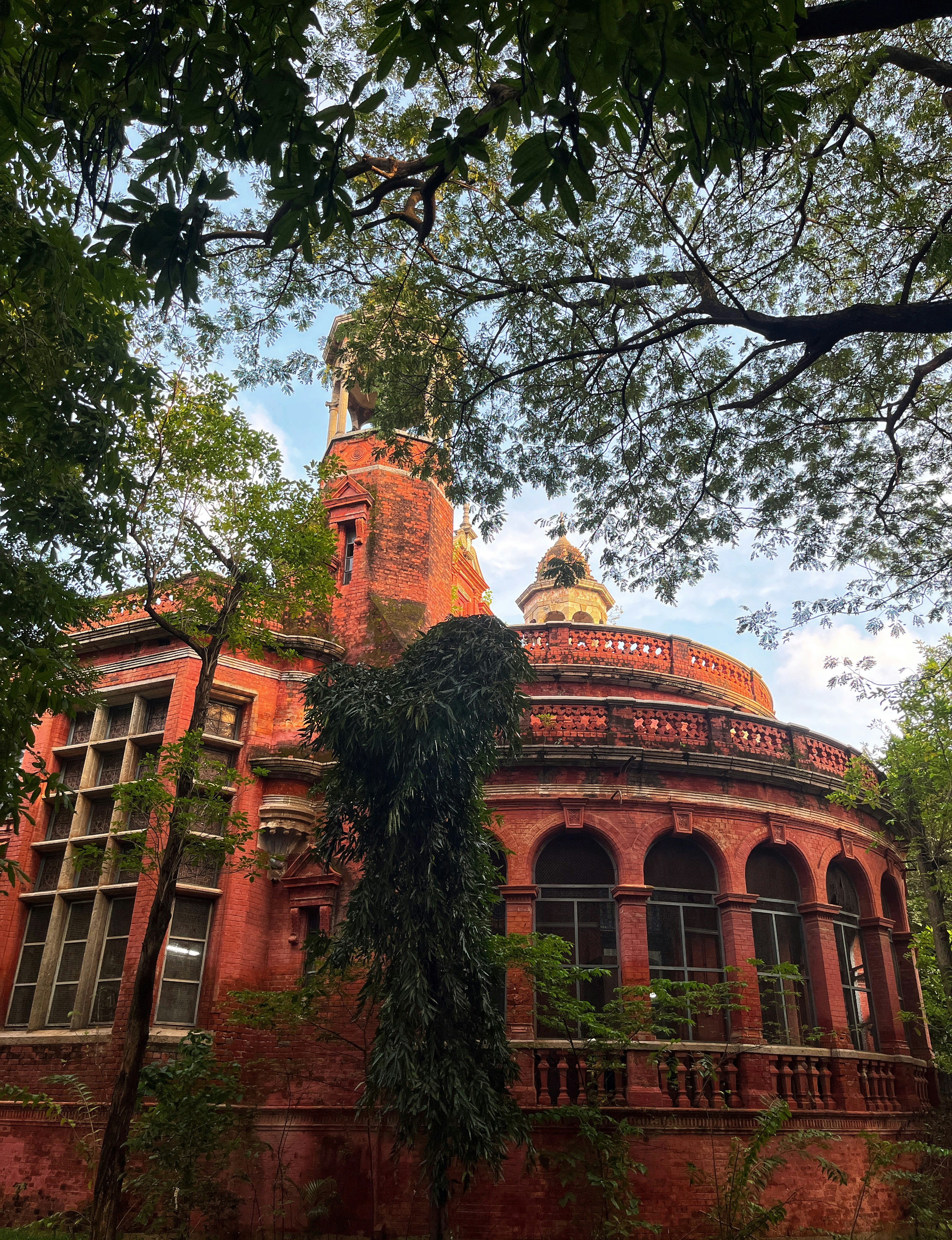 Red Brick Rotunda in a Canopy of Trees