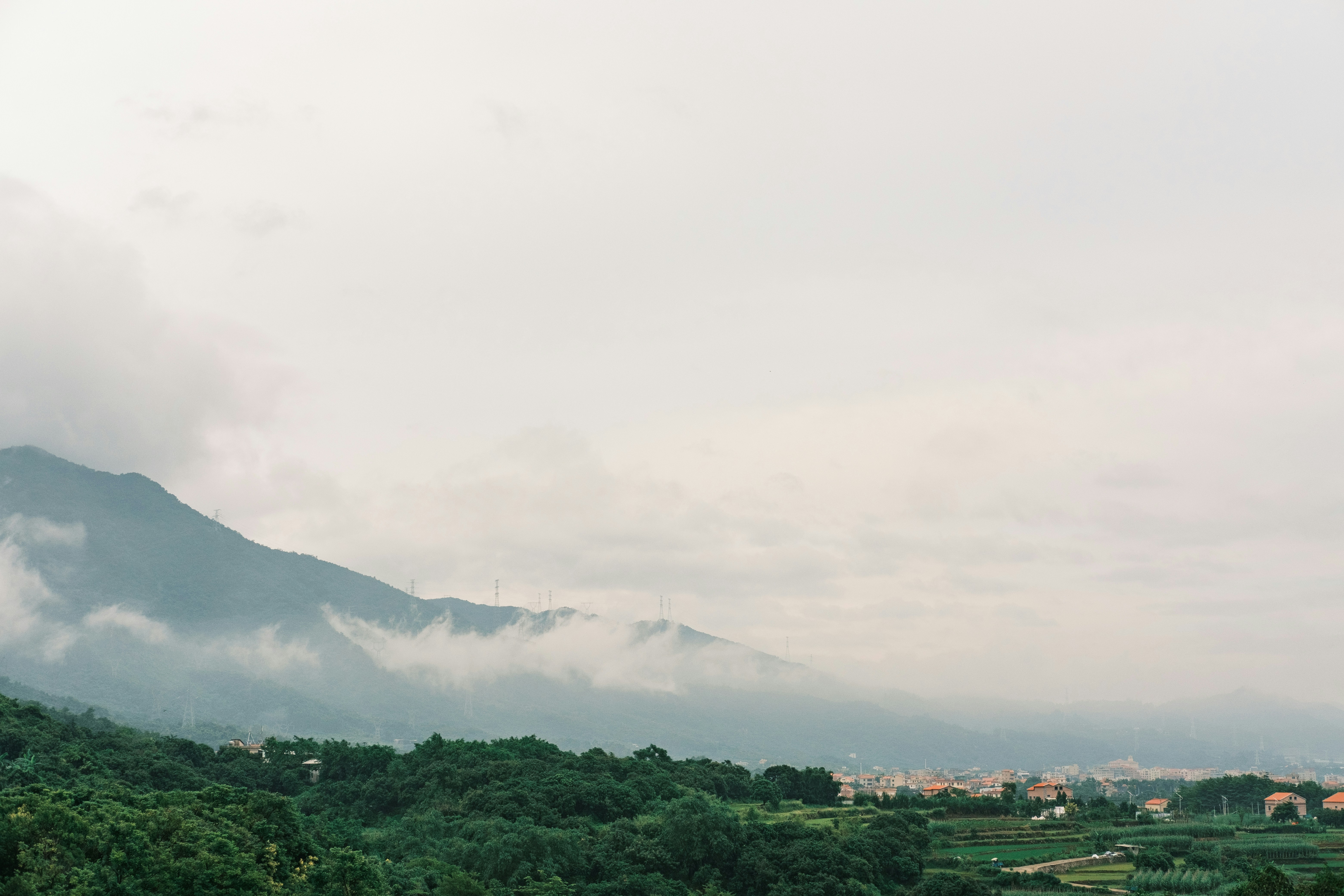 Mist over the Green Valley Ridge