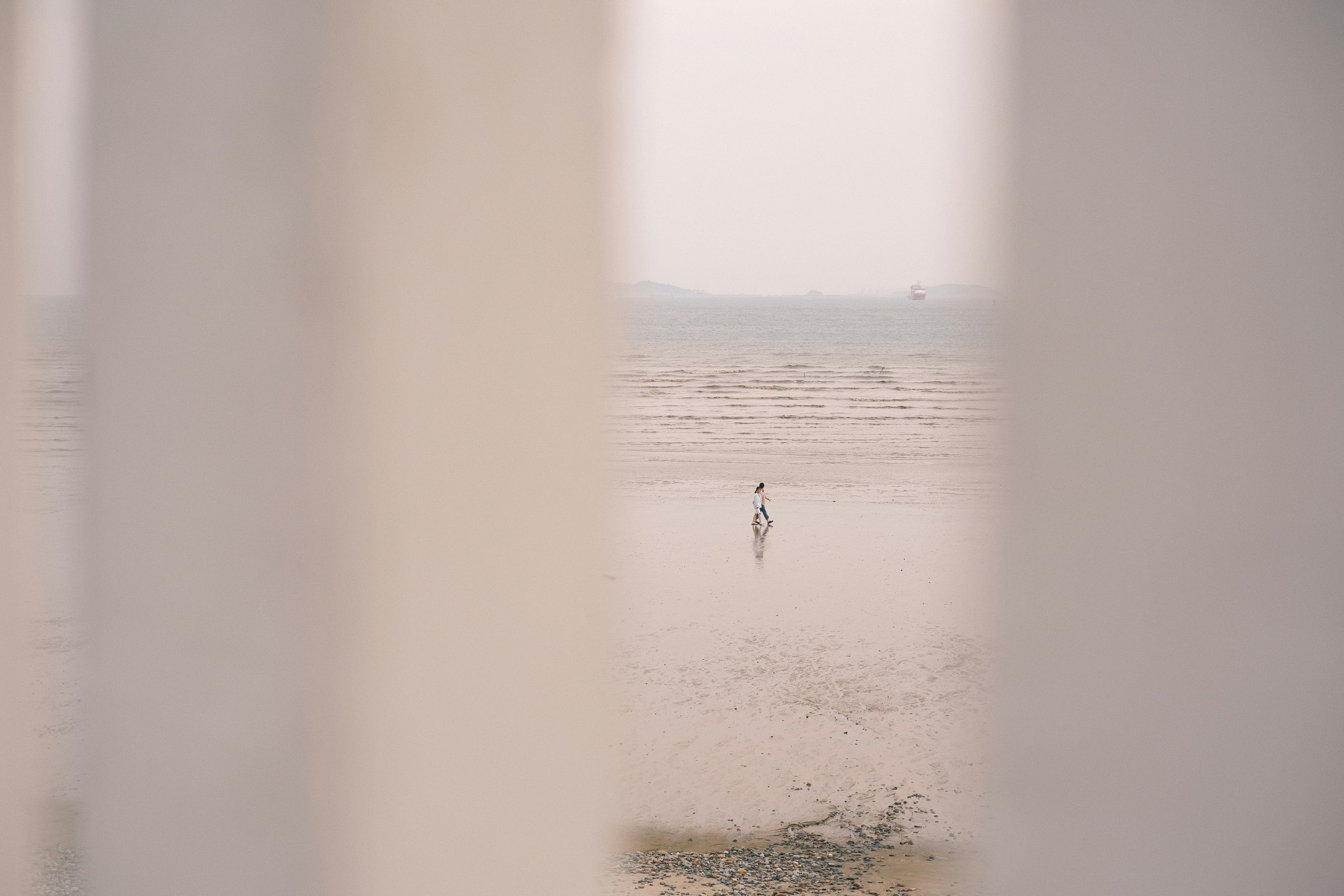 Drift of the Lone Figure Beyond the Slats