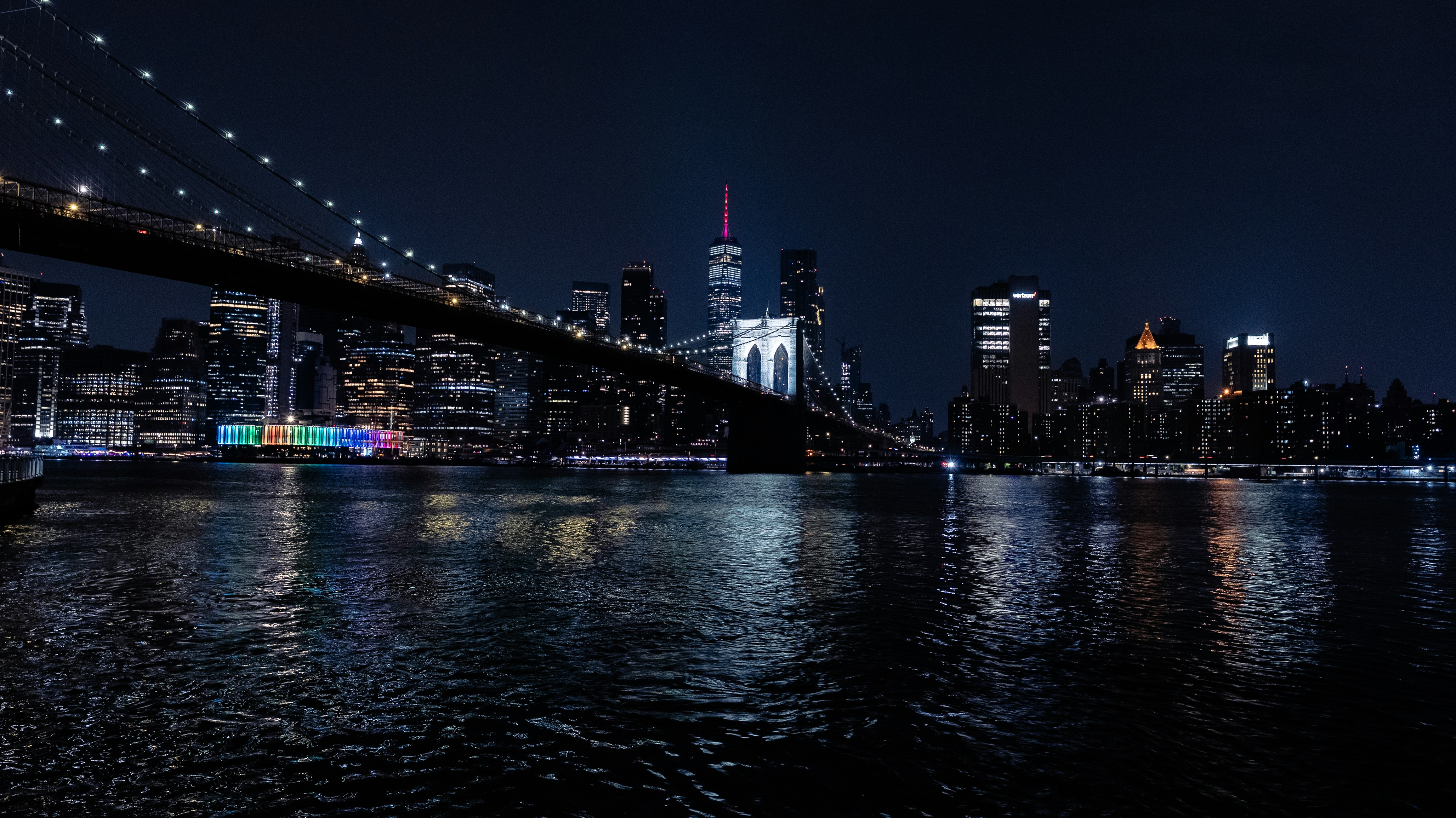 City Lights Across the East River: A Nighttime Symphony
