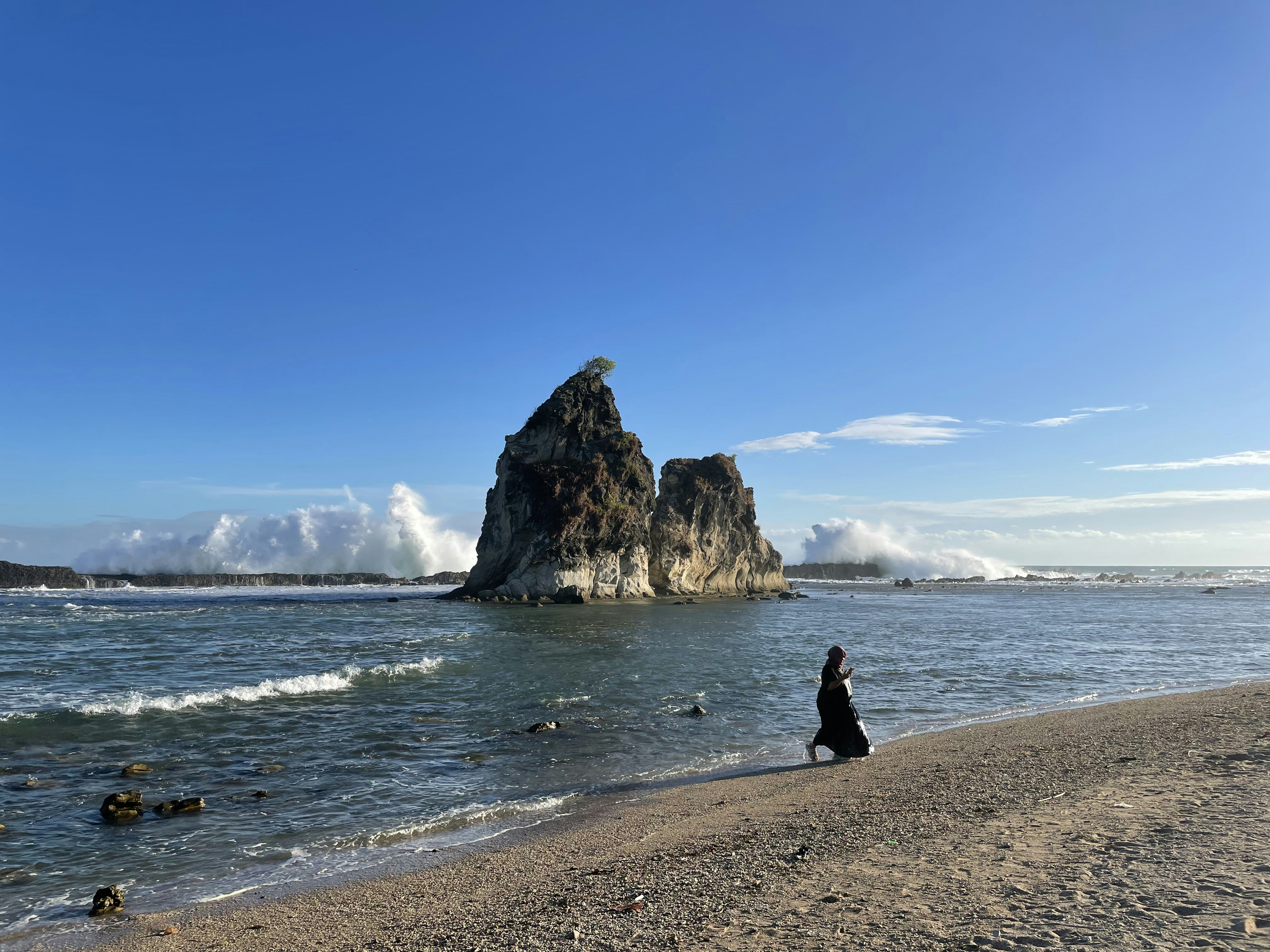 Sea Stack Sentinel at Low Tide