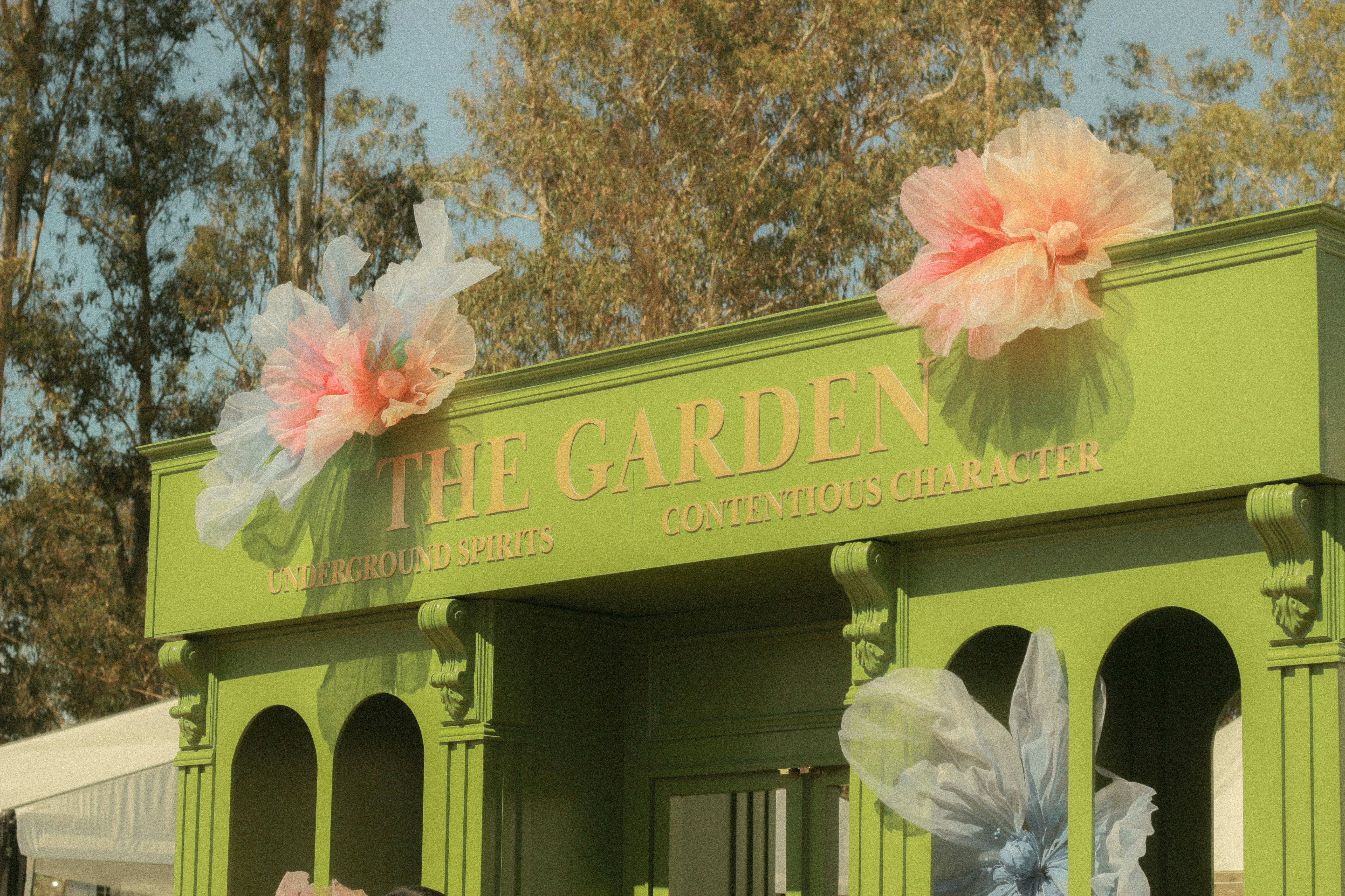 Green Garden Gate: Palazzo of Pastel Petals
