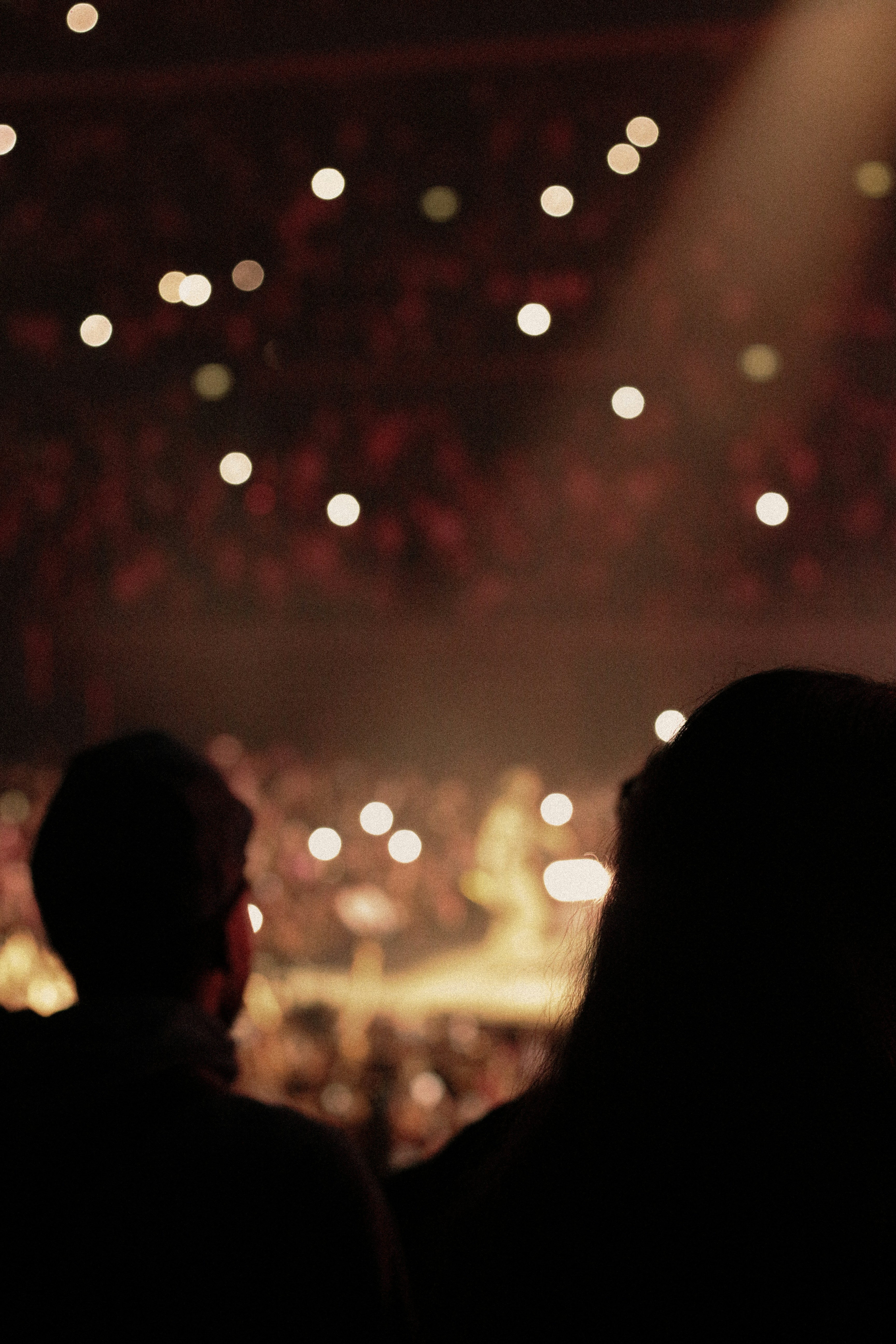 Soft Spotlight over an Obscured Stage: Bokeh Echoes in a Concert Hall