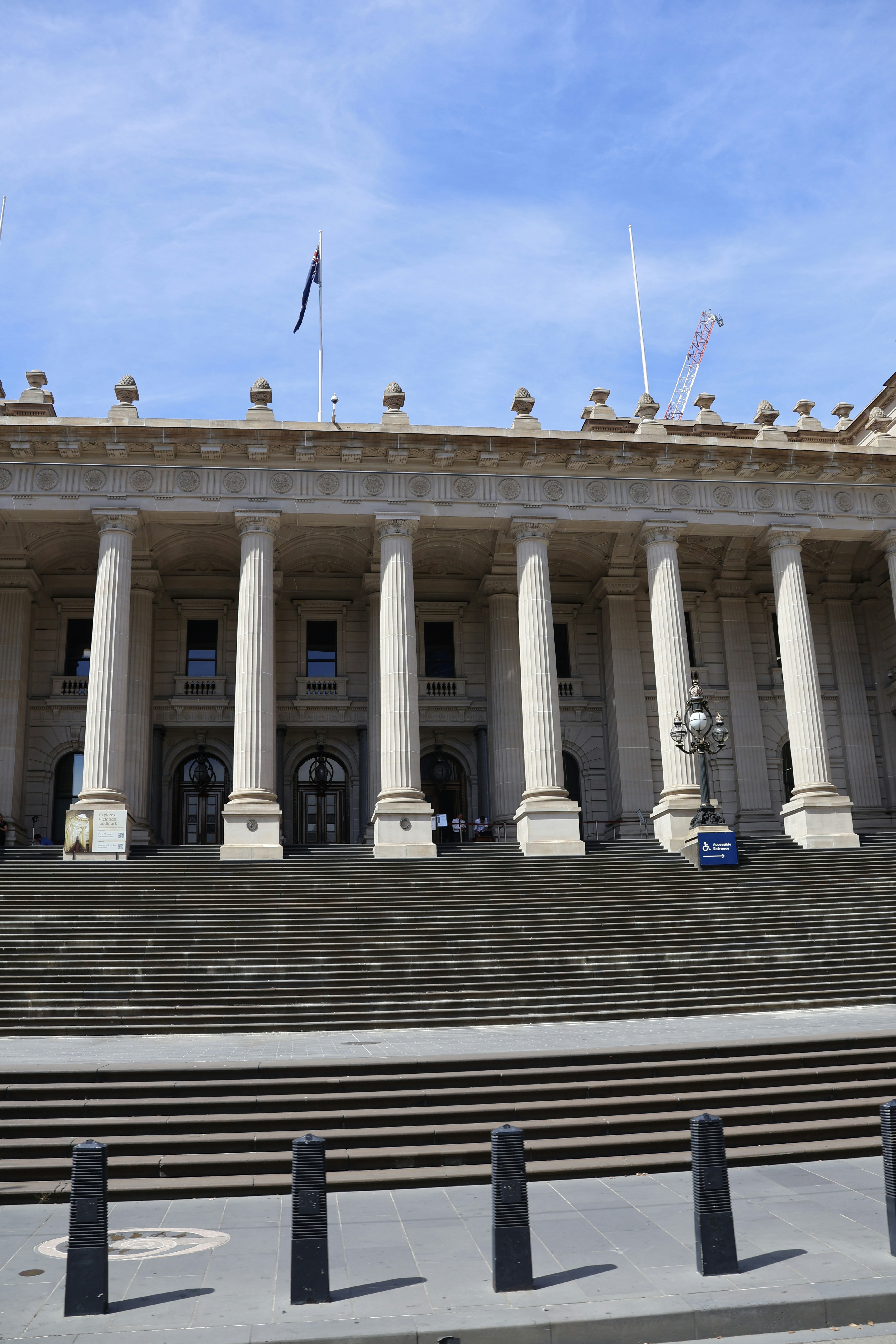 Colossal Steps to a Classical Facade
