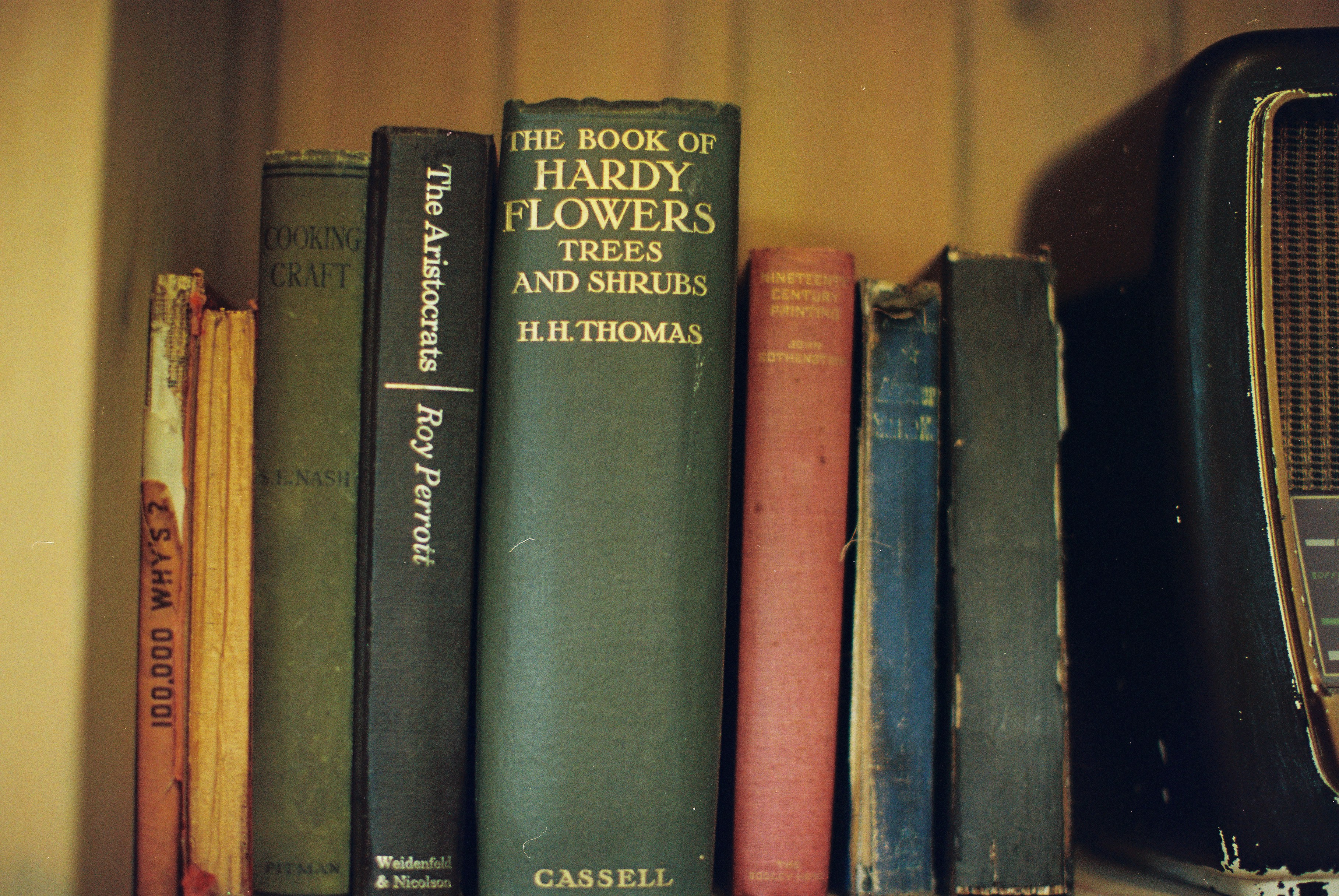 Row of vintage books on a shelf photo – Free Library Image on Unsplash
