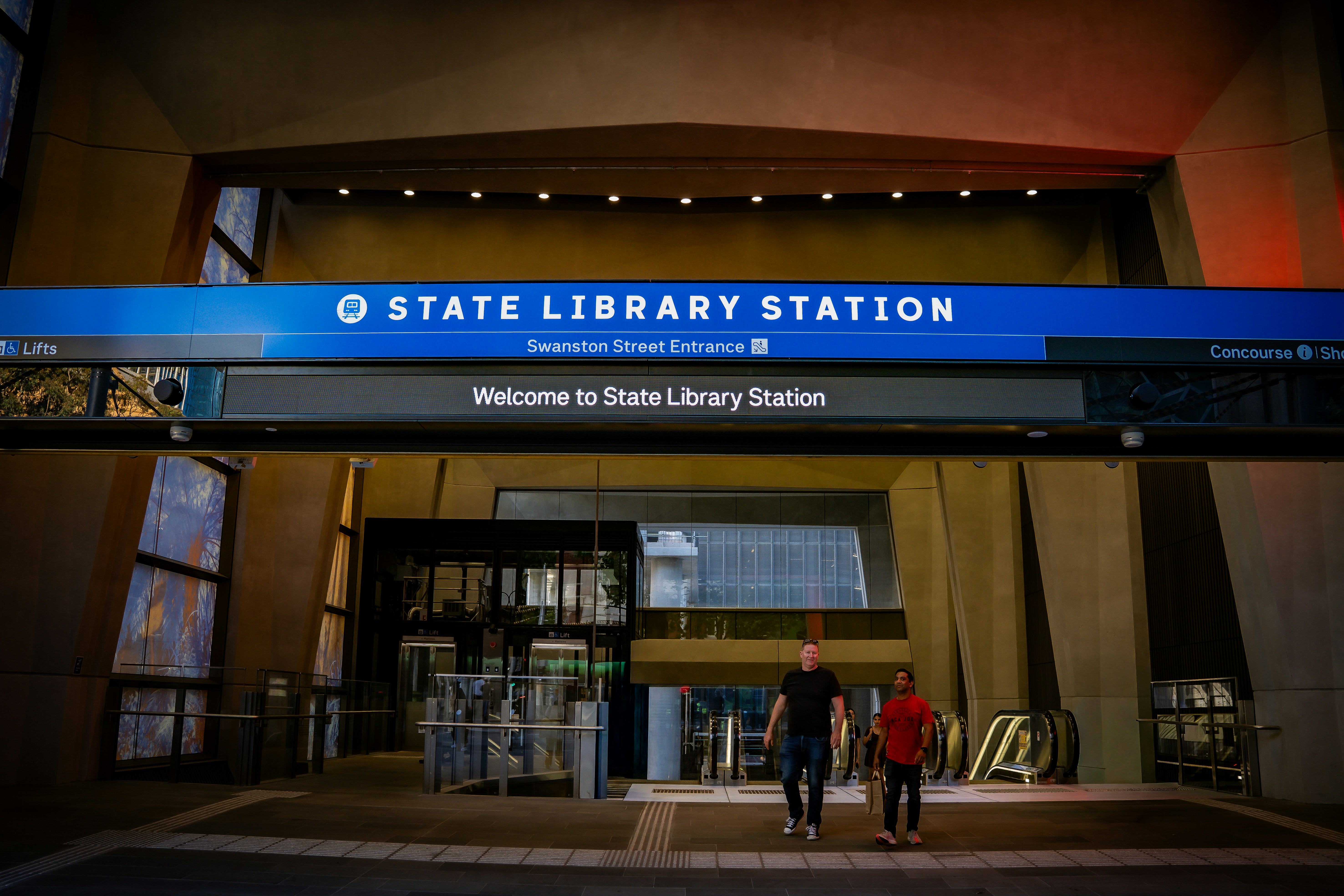 Entrances to Knowledge: State Library Station
