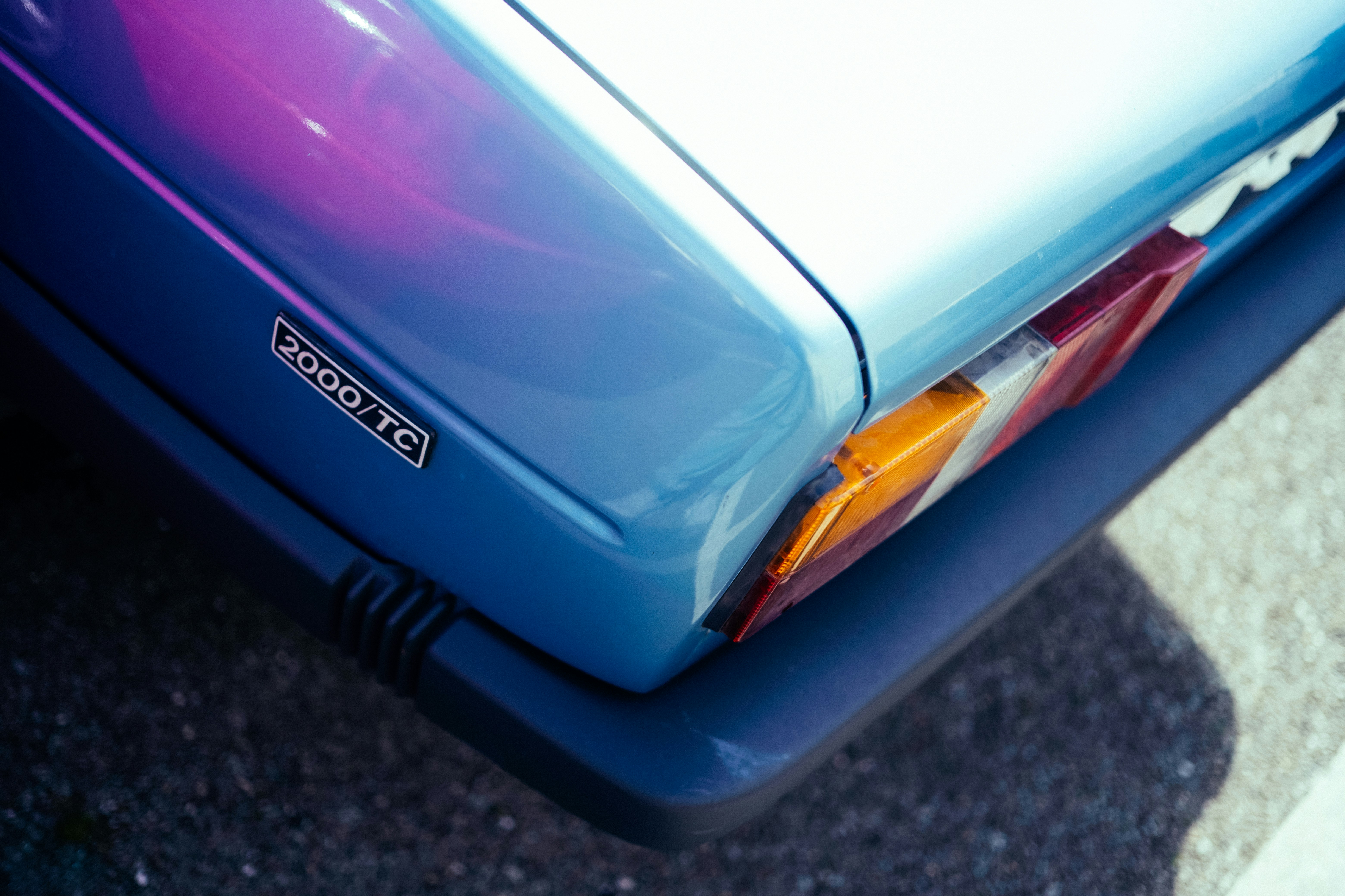 Aqua-Blue Classic: The Tail-End of a Stylish Coupe