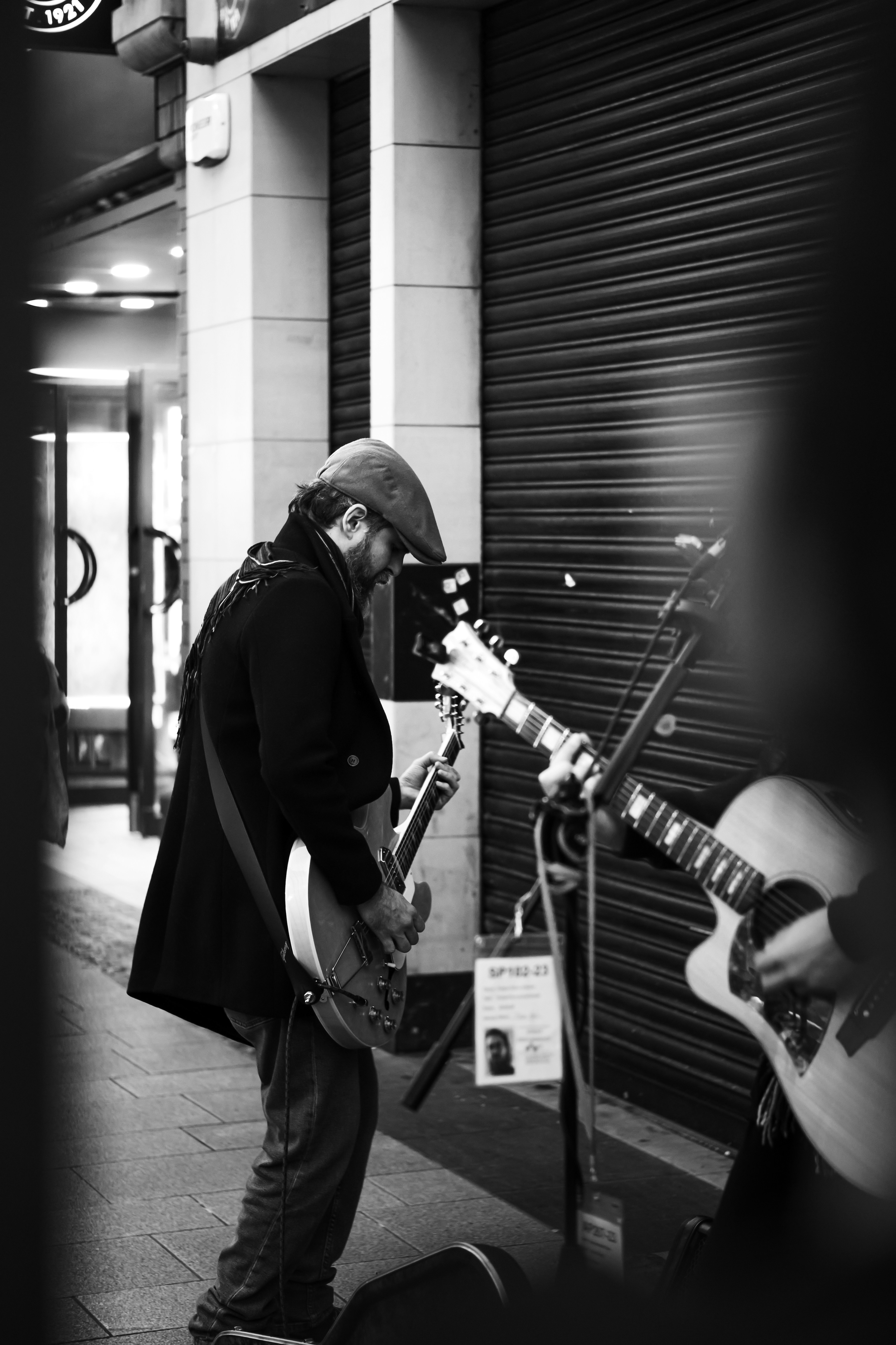 Street Composer in Black and White