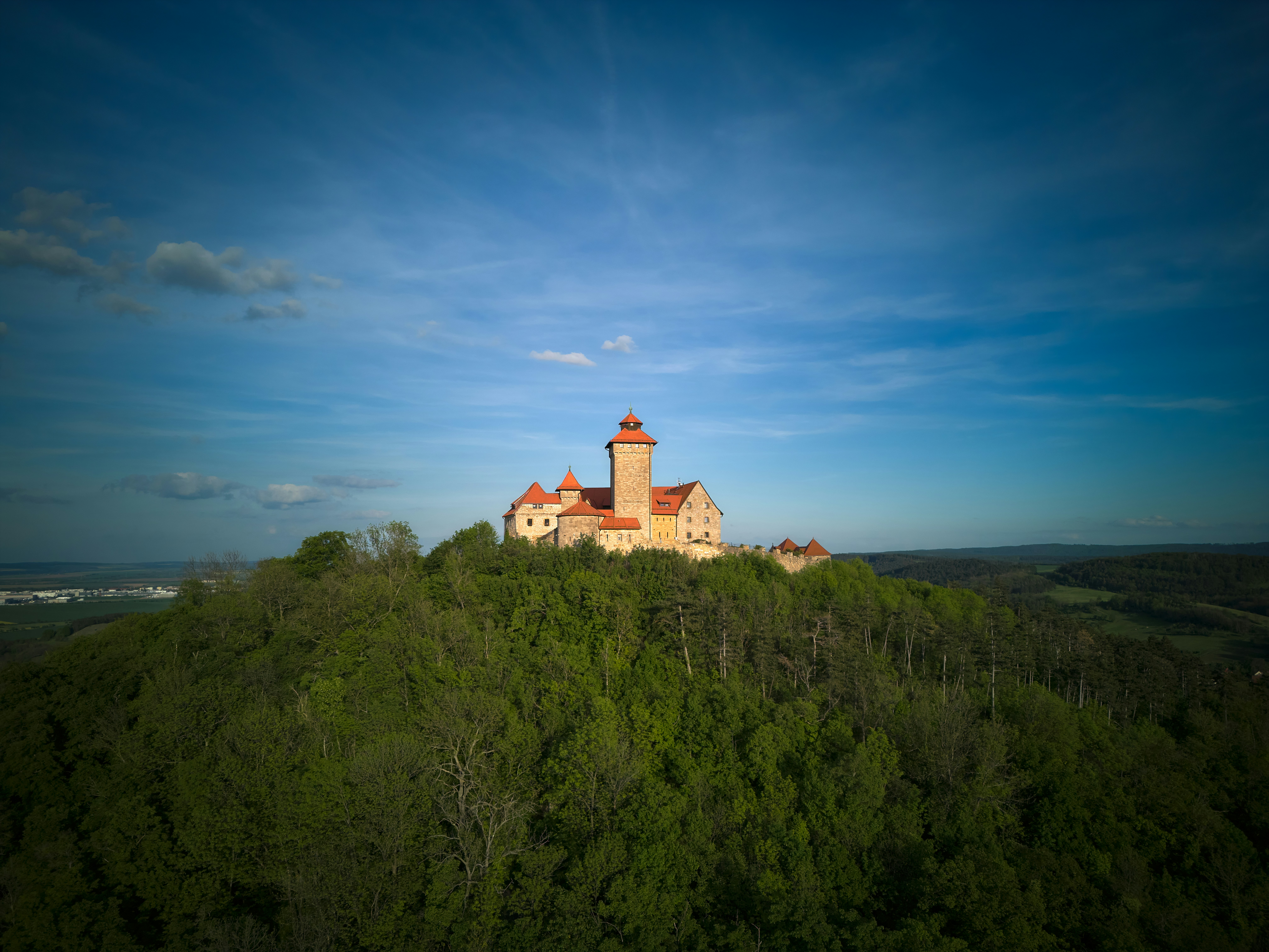 Castle on the Crest: A Quiet Summit Overlooking Verdant Forest
