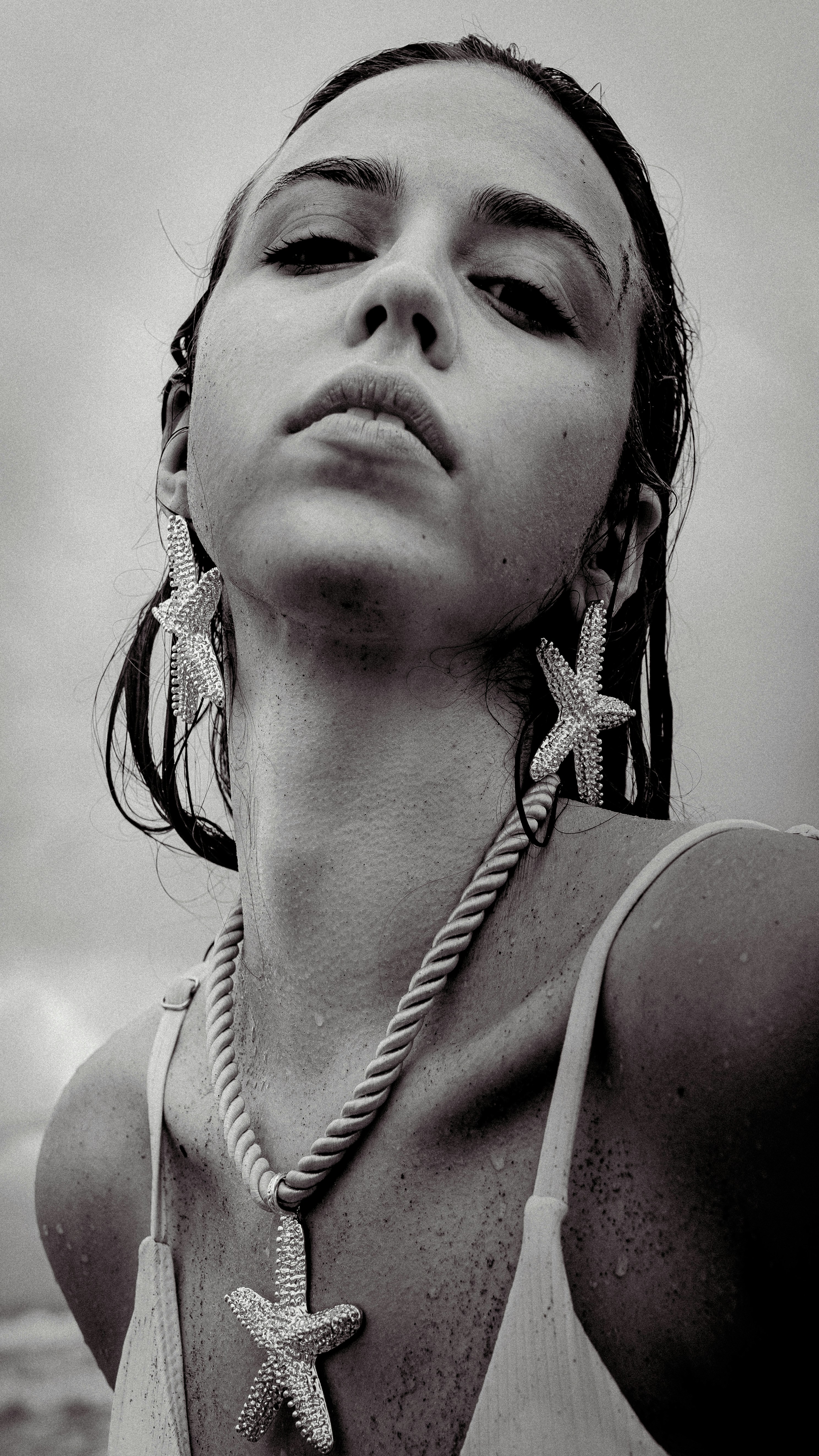 Upward Gaze: A Wet Portrait of Sea-Lure Jewelry
