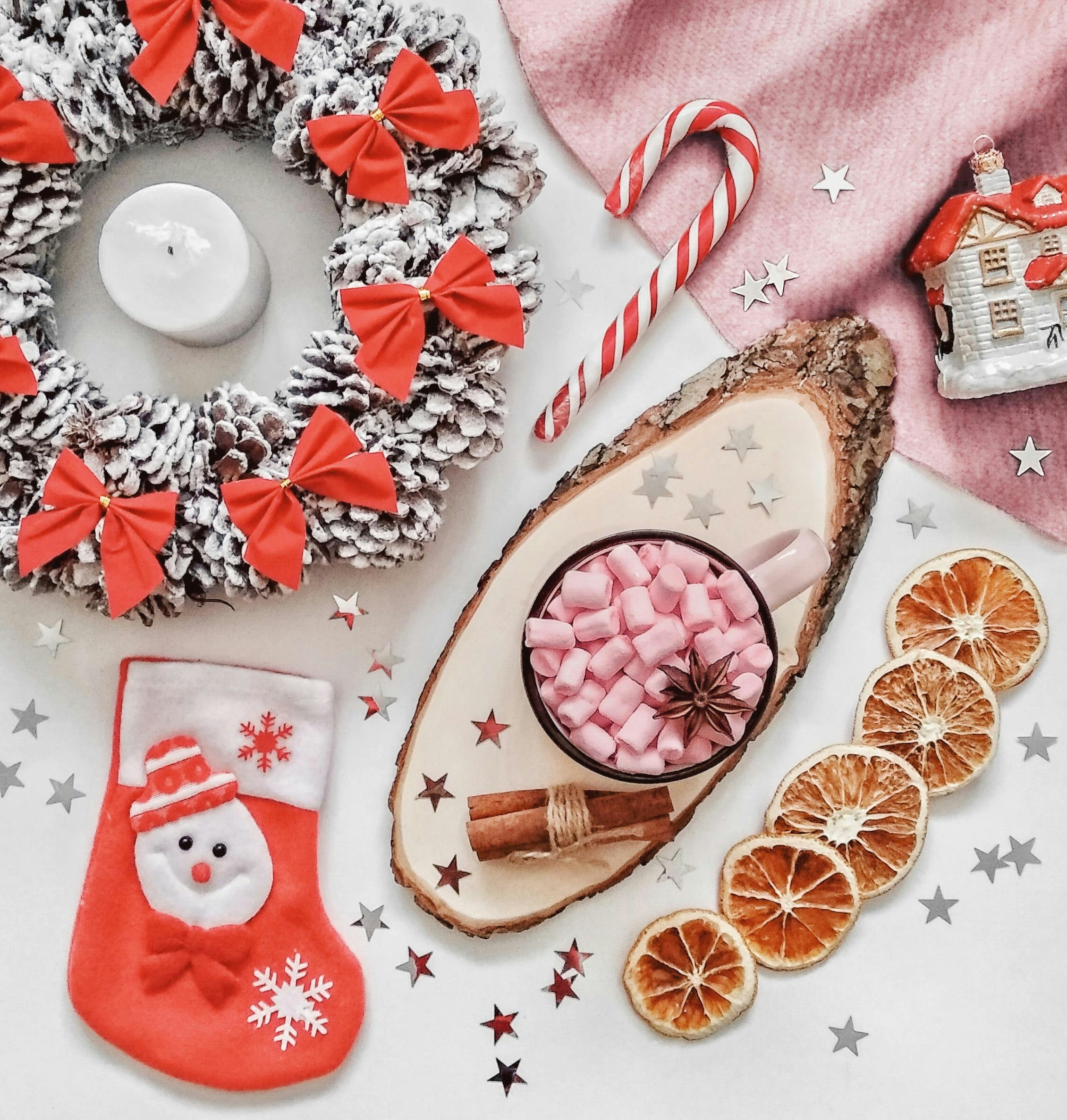 Candy-Cocoa Christmas: A Festive Tray of Treats