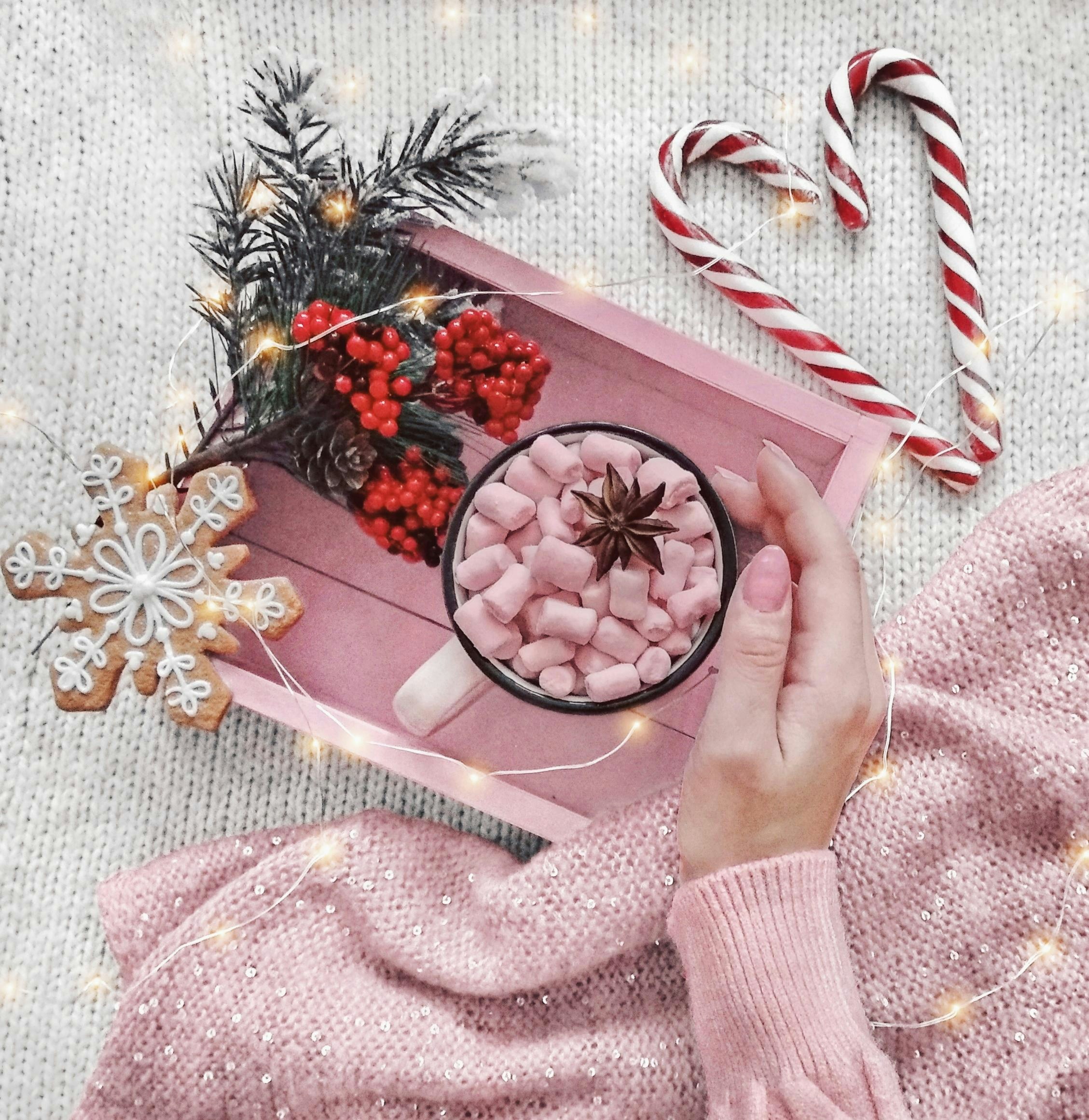 Cup of Warmth: Marshmallows, Cocoa, and Holiday Glow