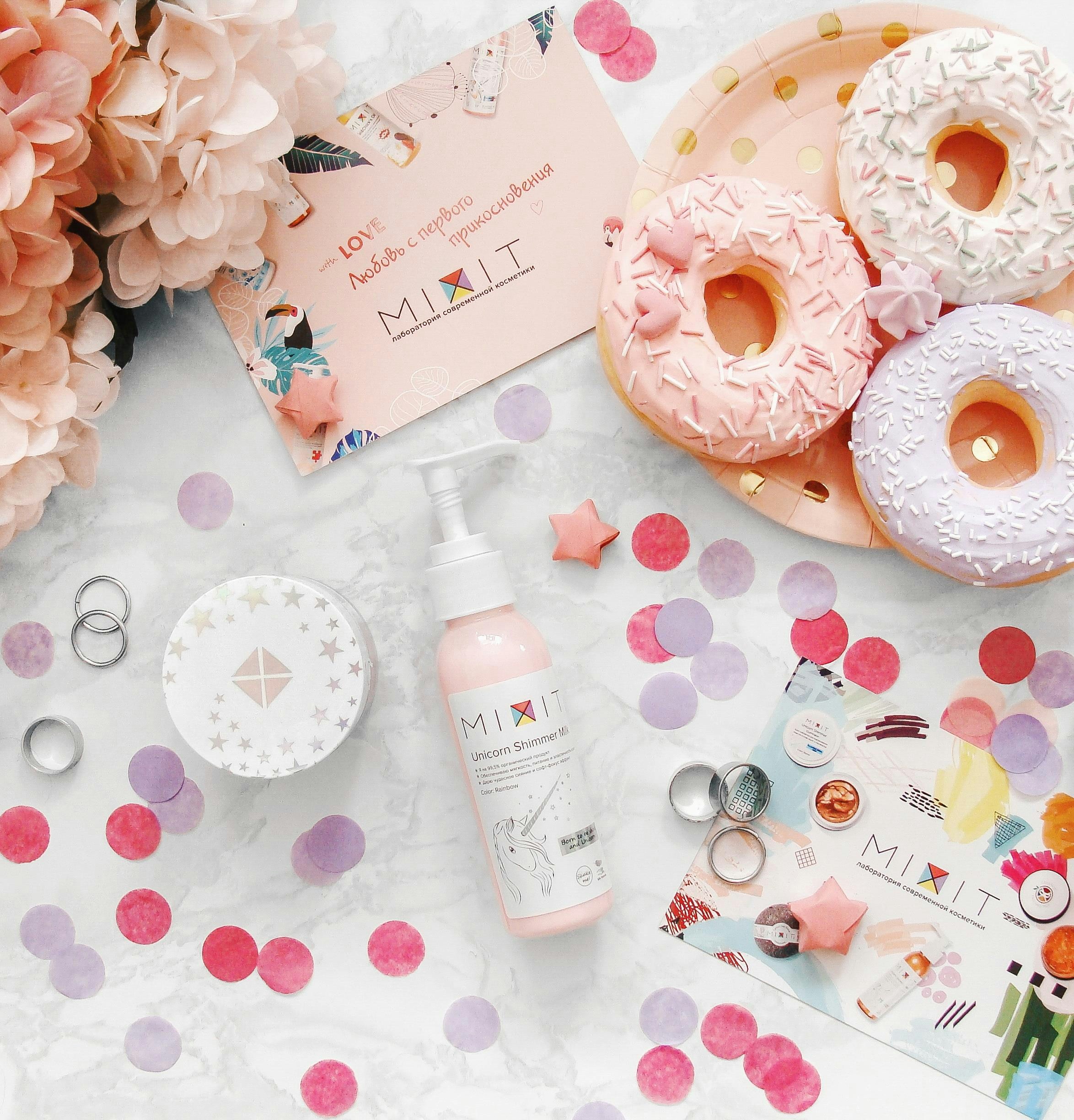 Sweet Precision: A Soft Palette of Donuts, Pumps, and Petals
