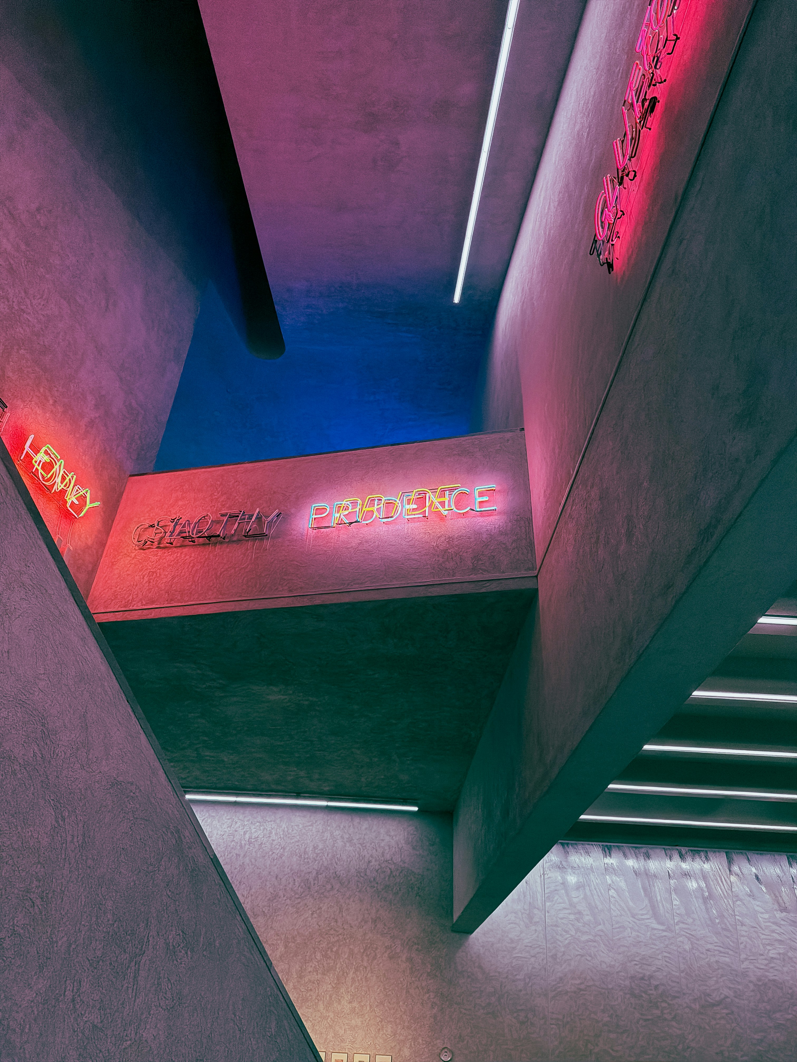 Neon Echoes on Concrete Angles