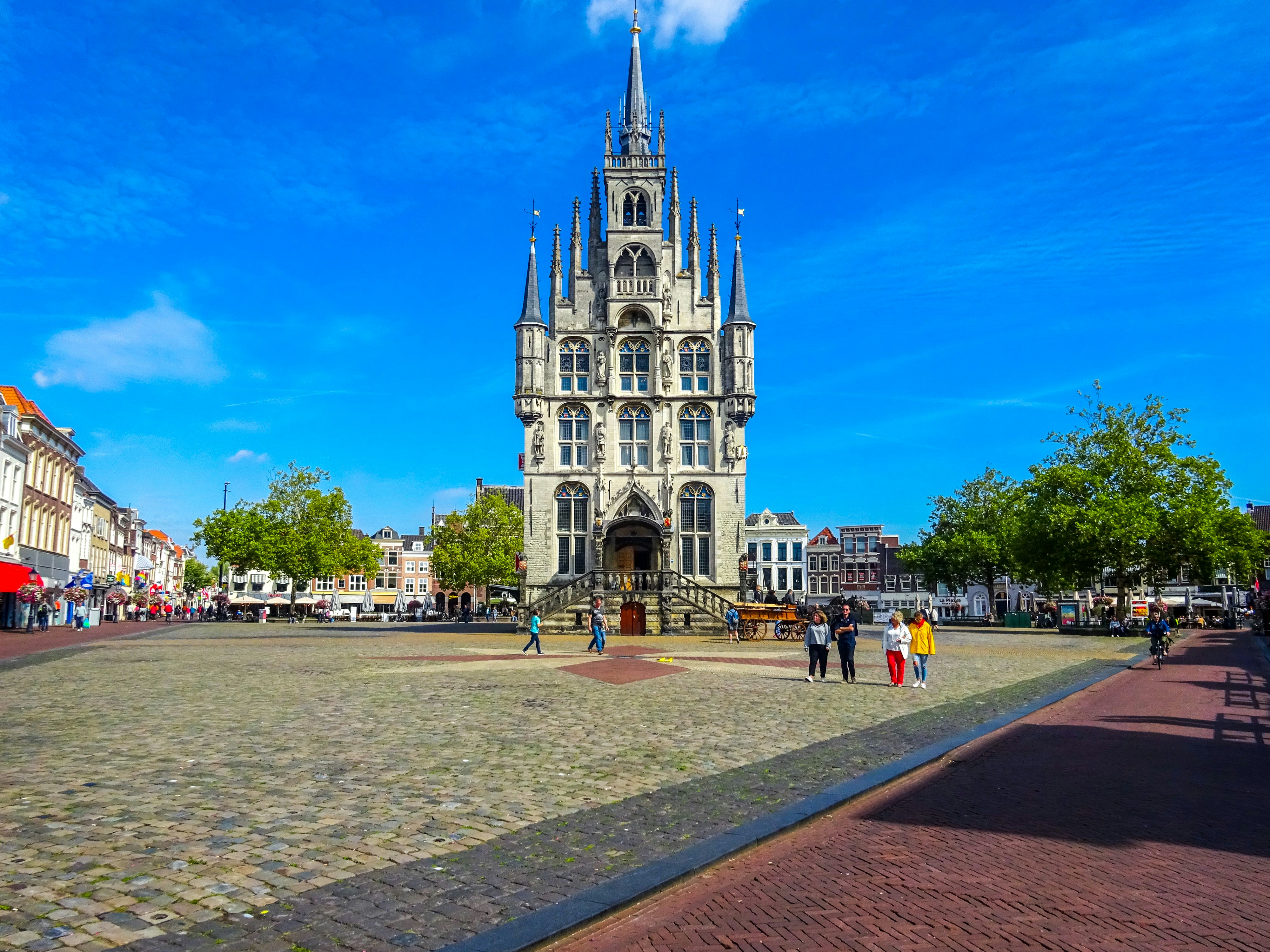 Gothic Spire in the Town Square