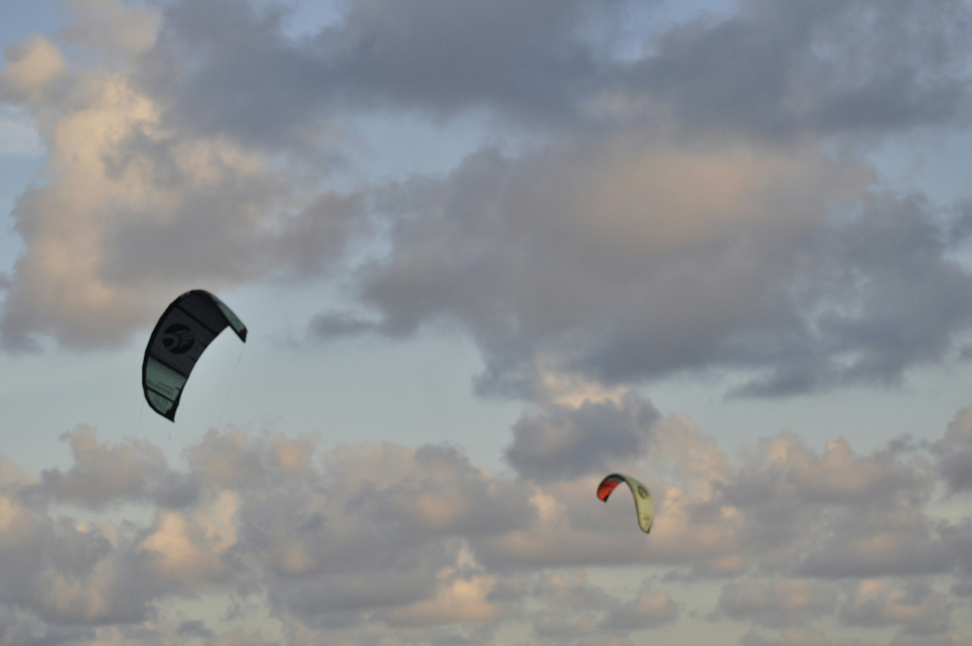 Twin Kites in a Dreamy Sky