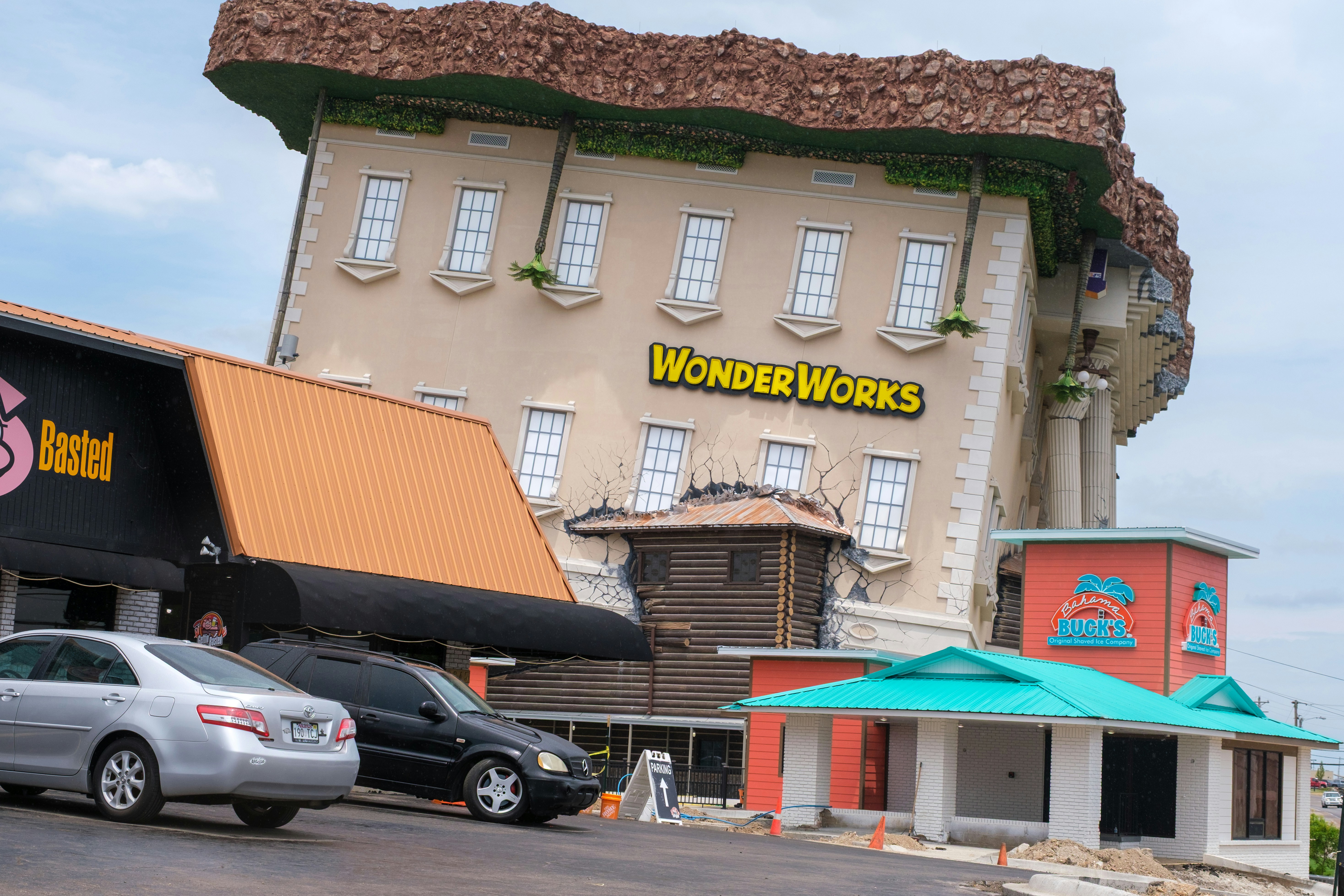 Upside-Down Wonderworks: A Quirky Landmark Leaning Into The Sky
