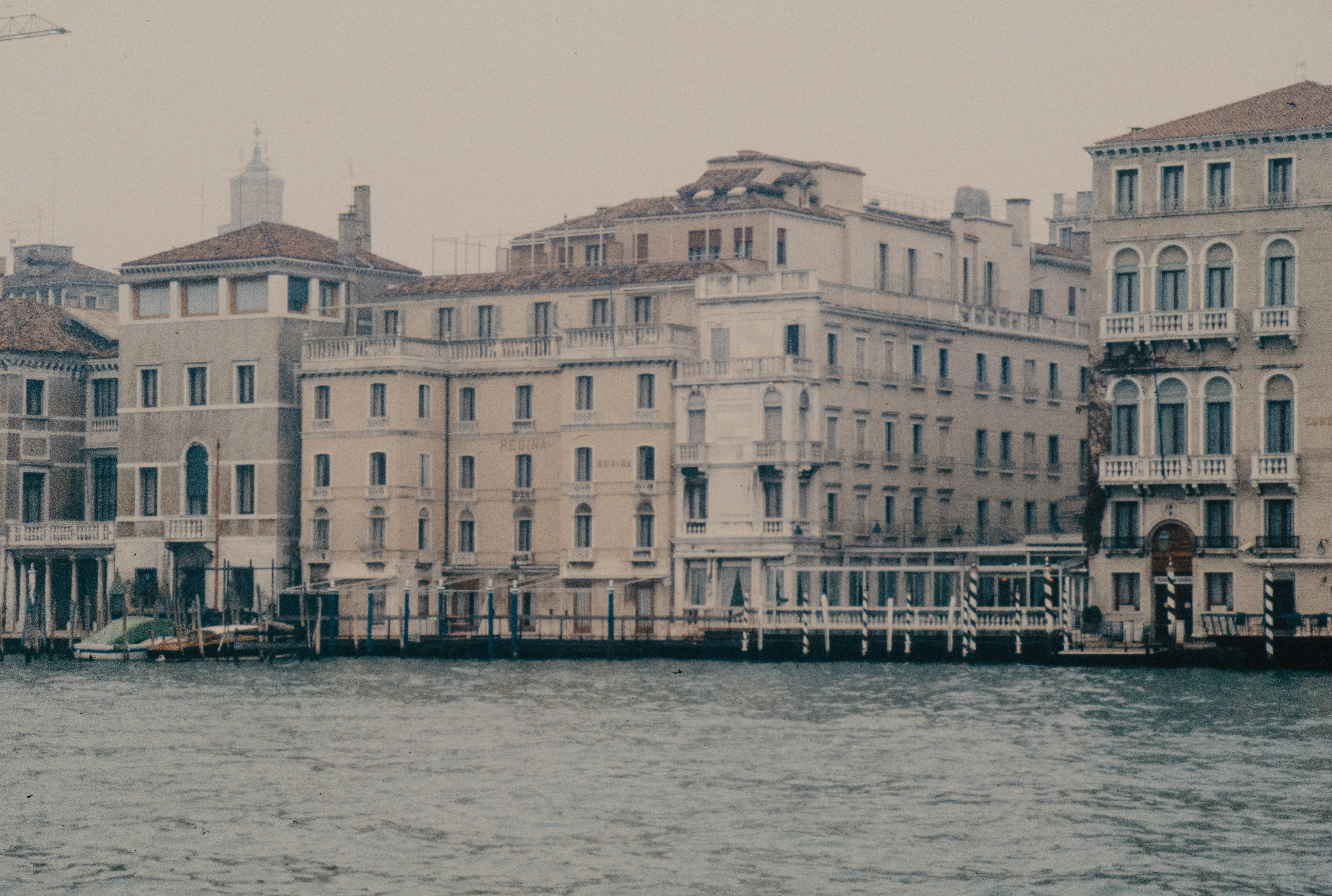 Venetian Waterfront in Dusk Tones