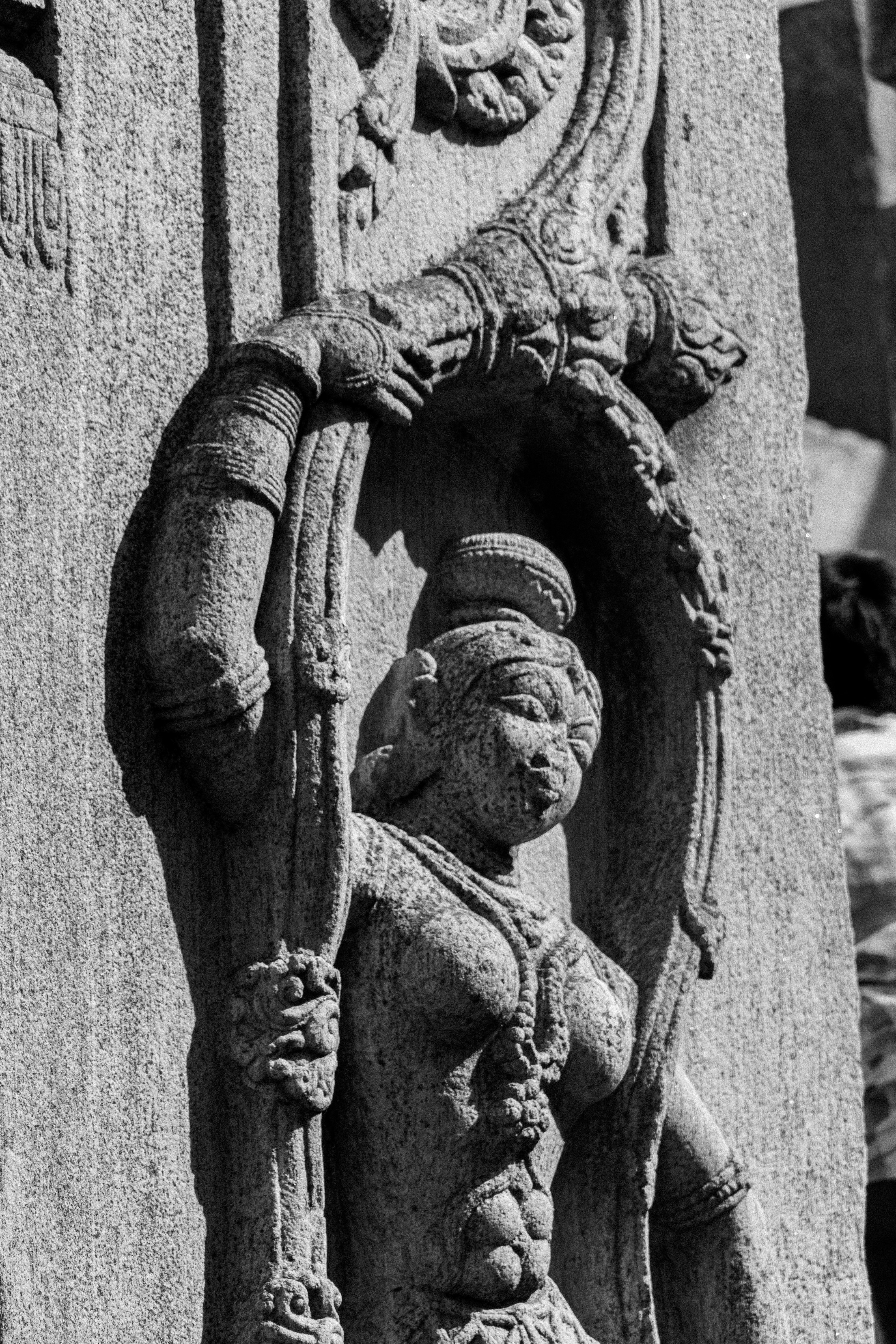 Carved Deity in Monumental Stone: A Portrait in Relief