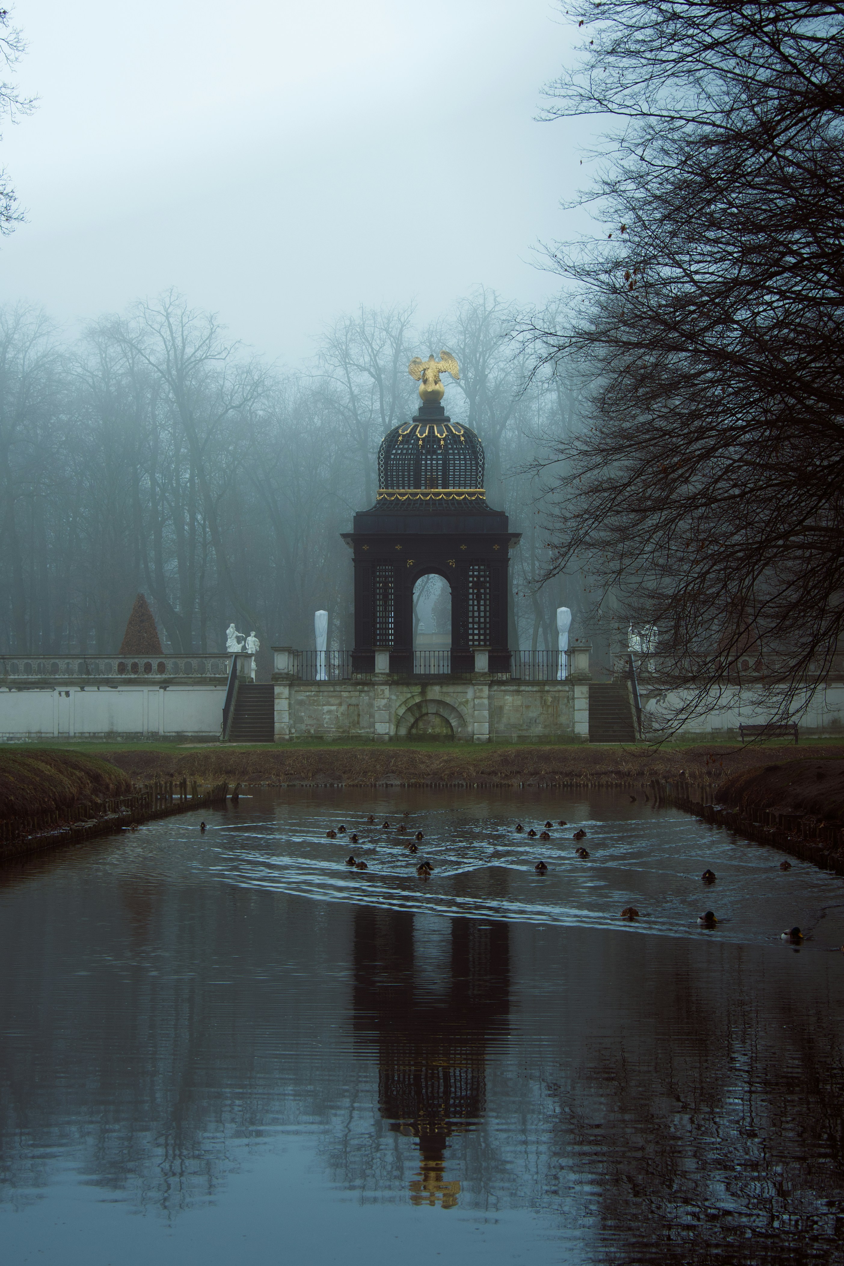 Temple in the Mist: Echoes of a Quiet Park