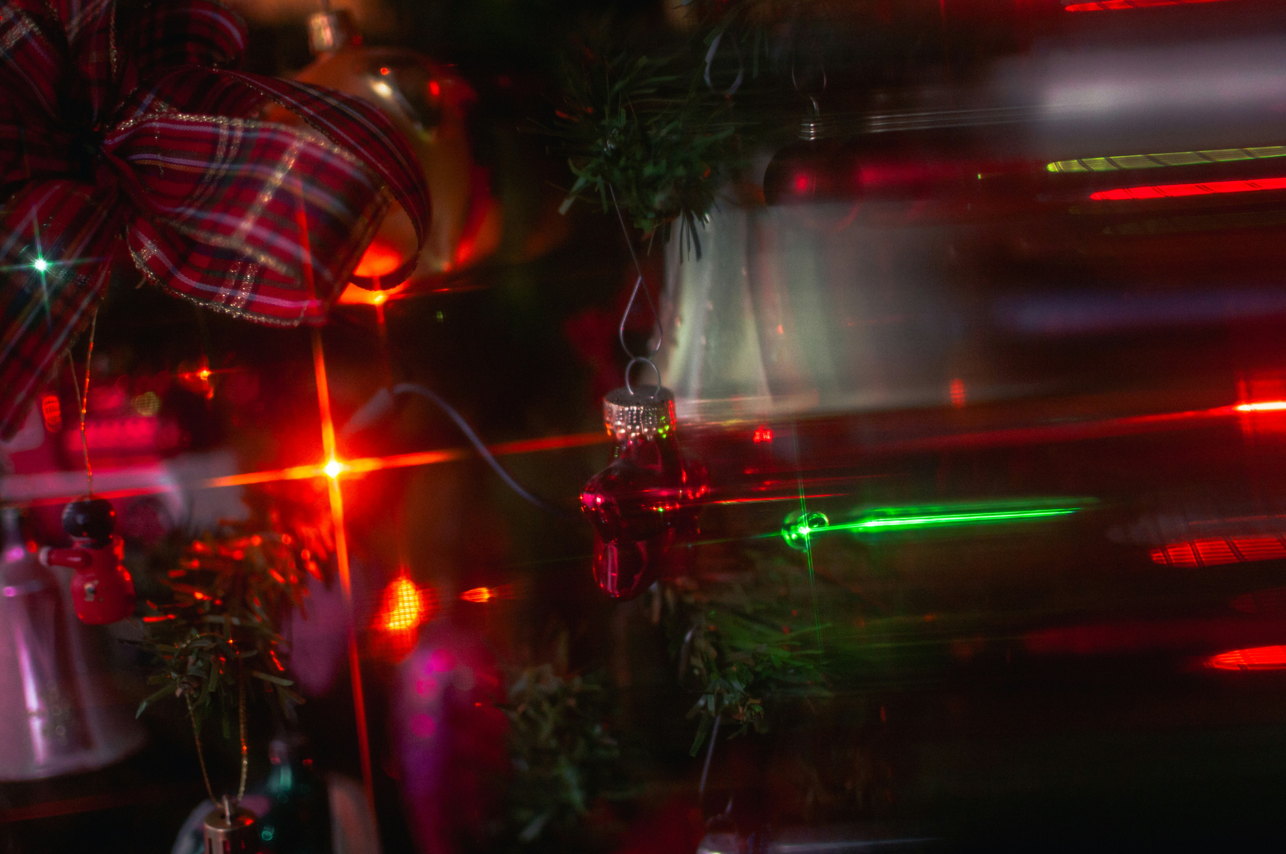 Holiday Lights in Motion: A Glimpse Through the Prism