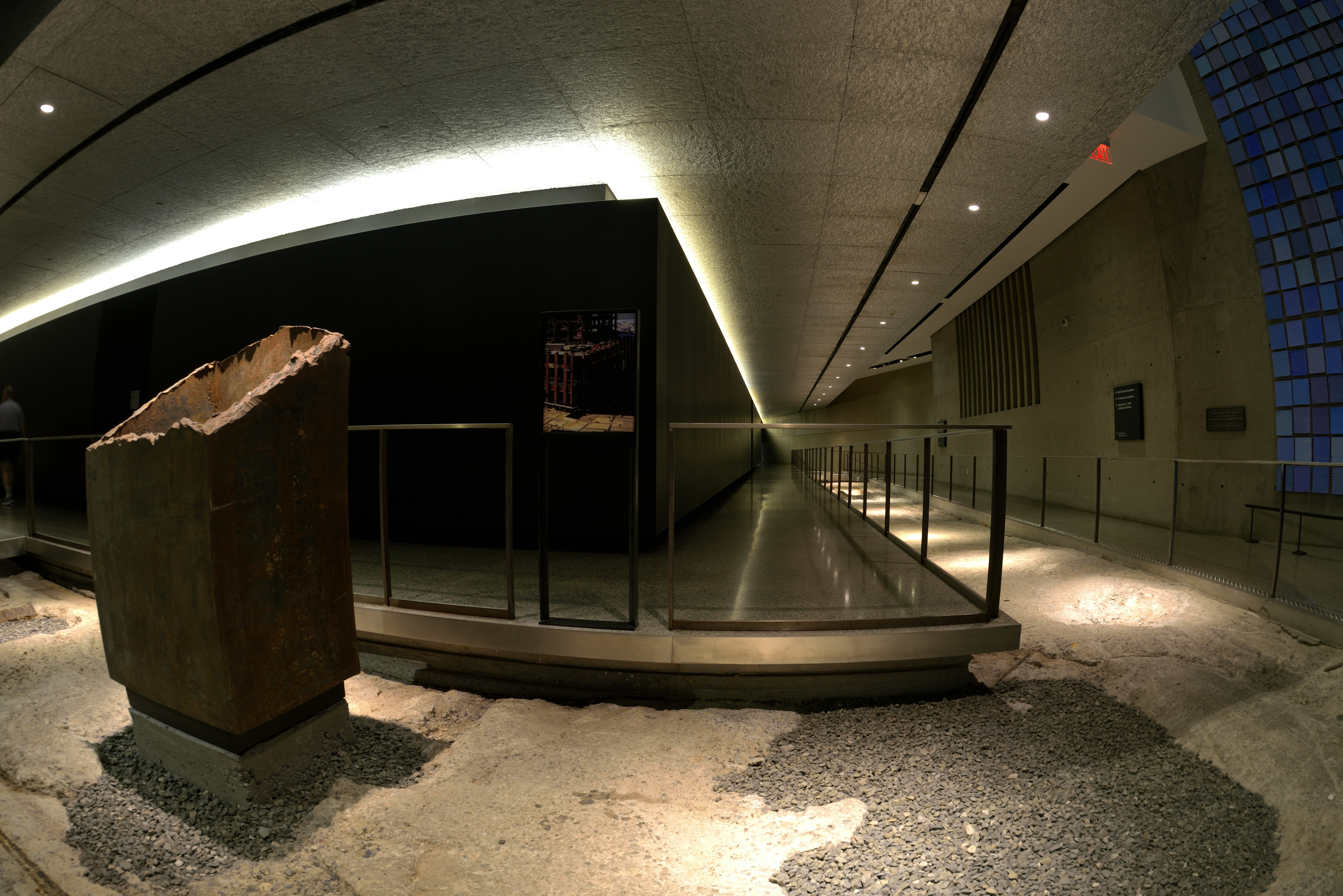 Endless Corridor: A Low-Angle Walk Through Concrete Light