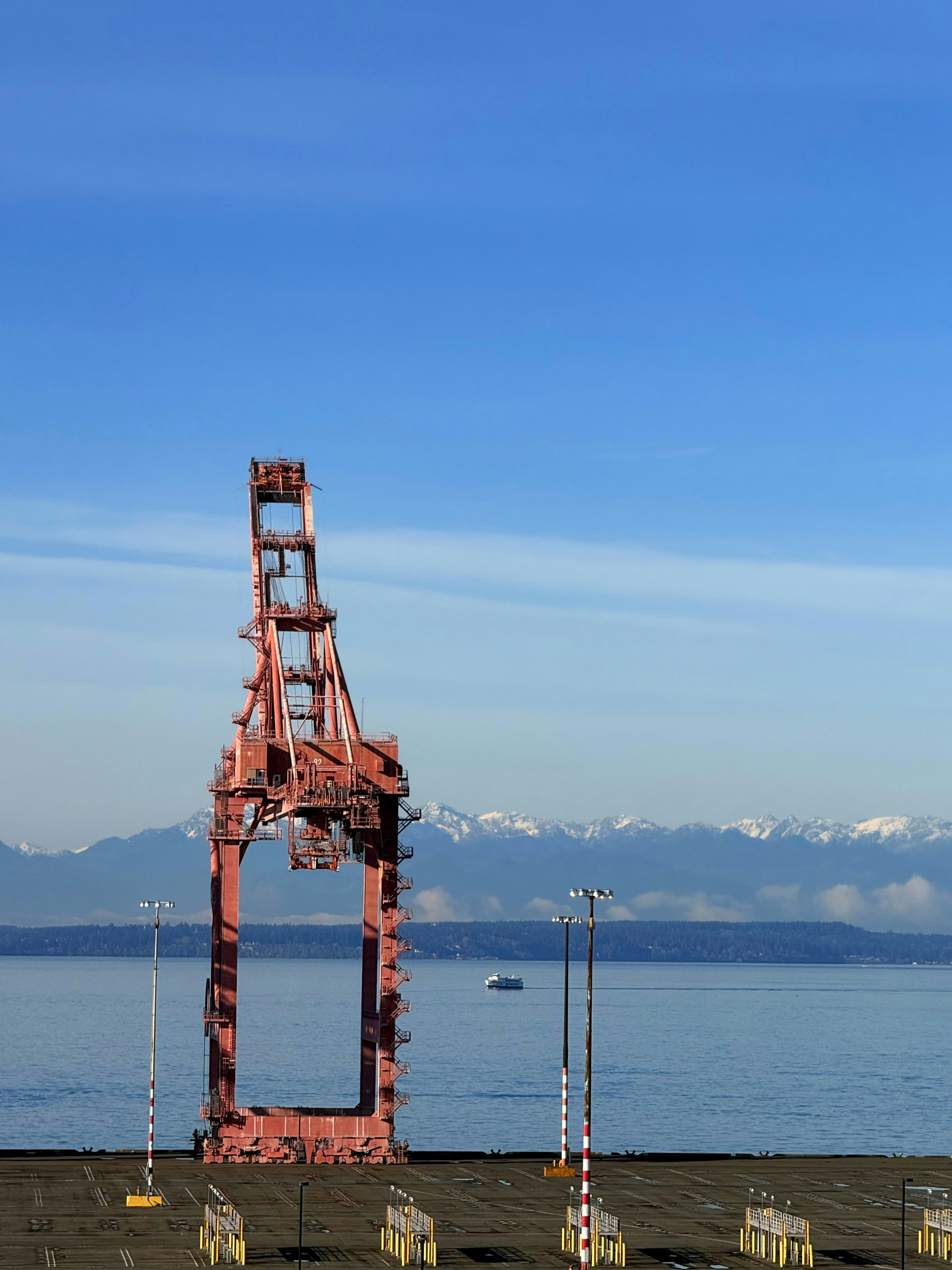 Rusting Giant over the Calm Gulf
