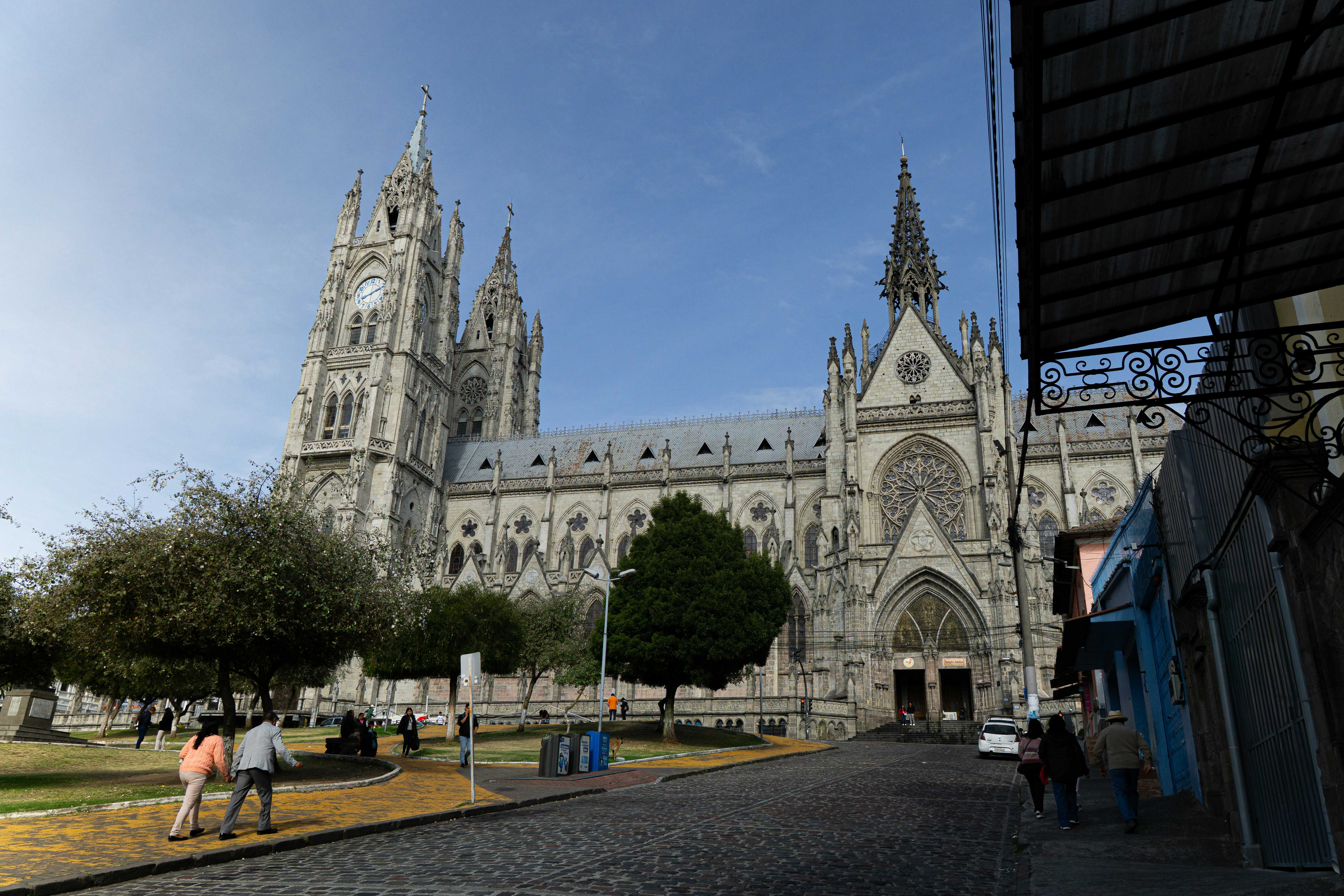 Cathedral Facade Under A Clear Sky