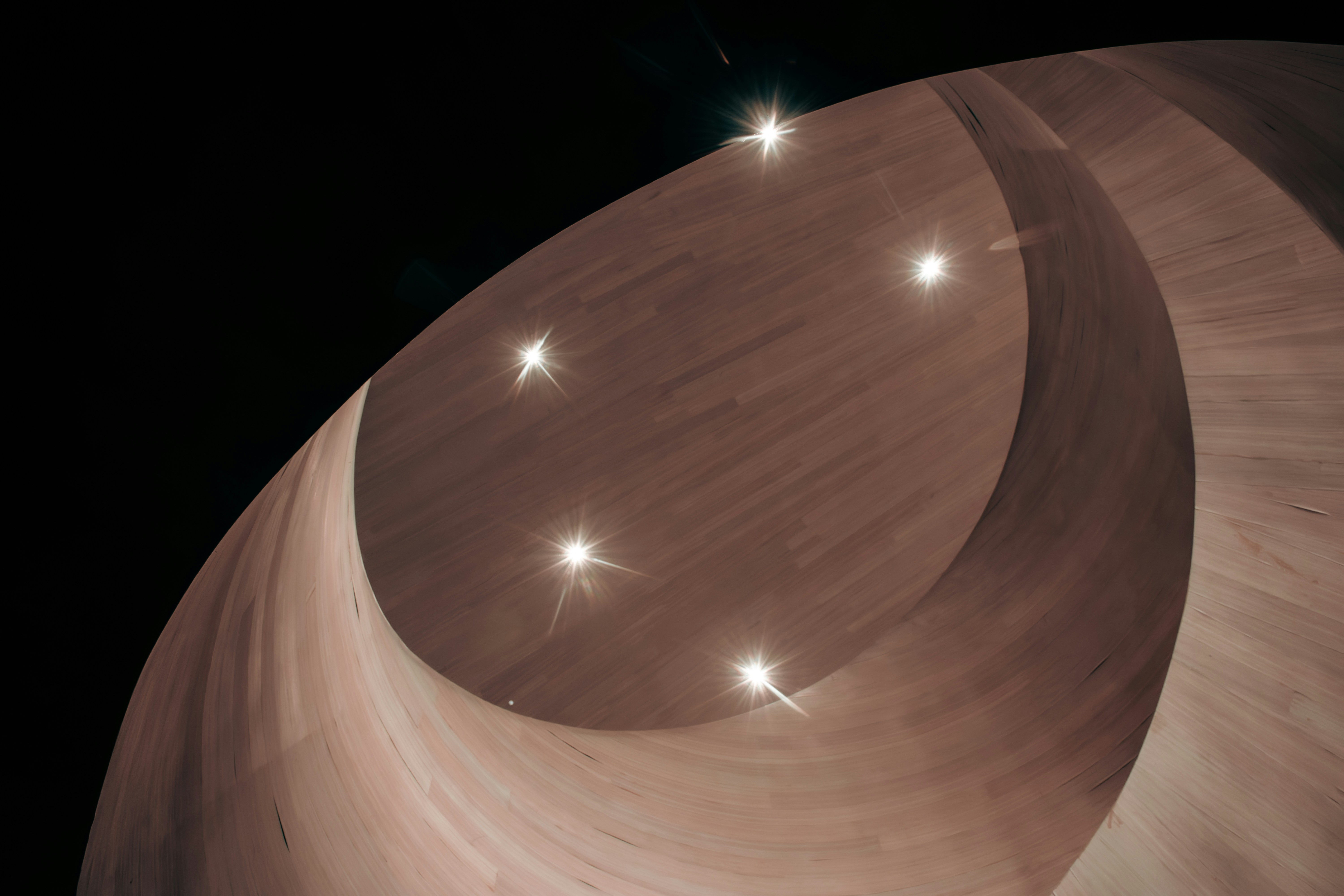 Spiral Echo: The Inner Cut of Light and Stone
