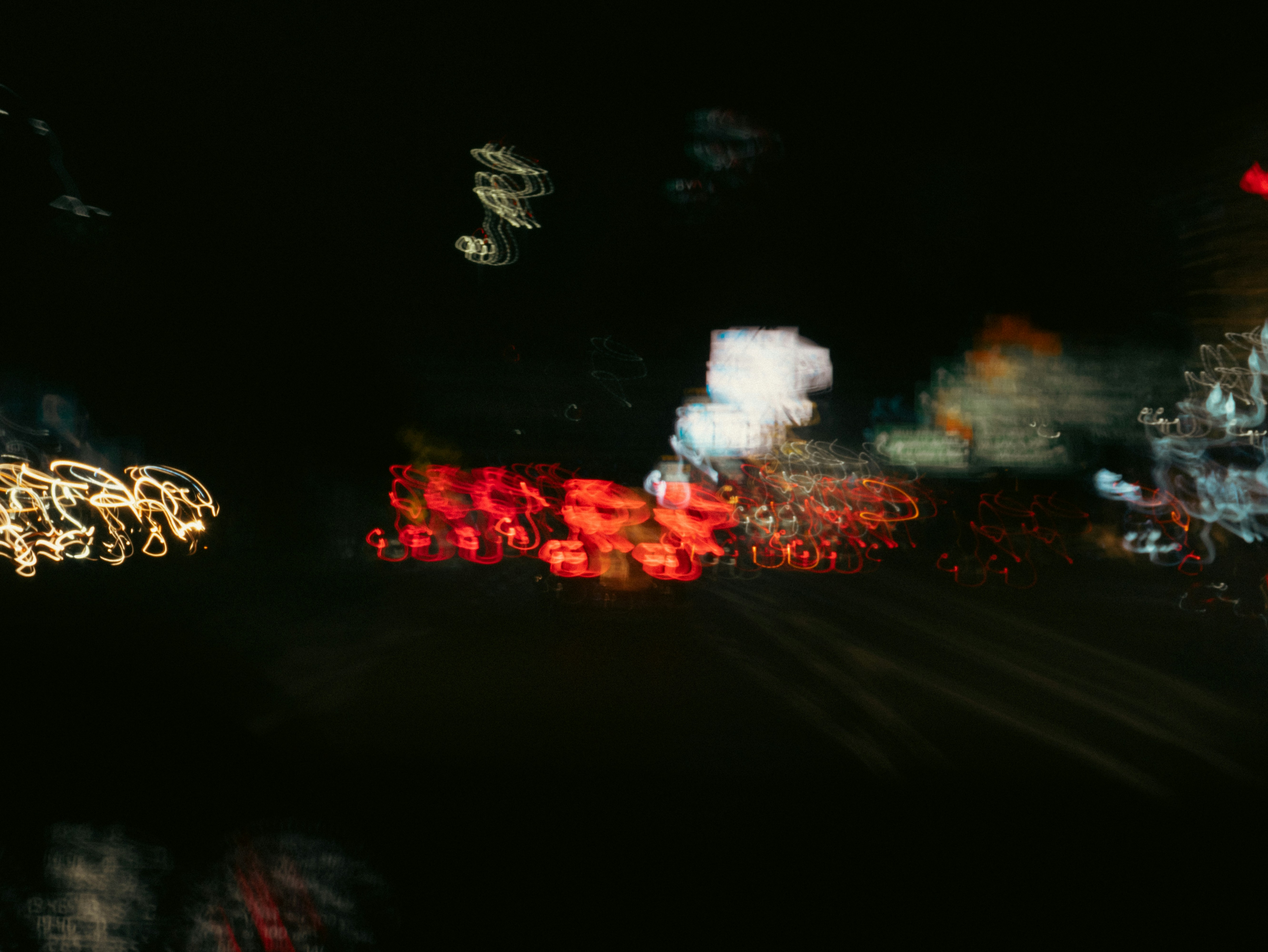 Night Drive Blur: Neon Trails in Motion