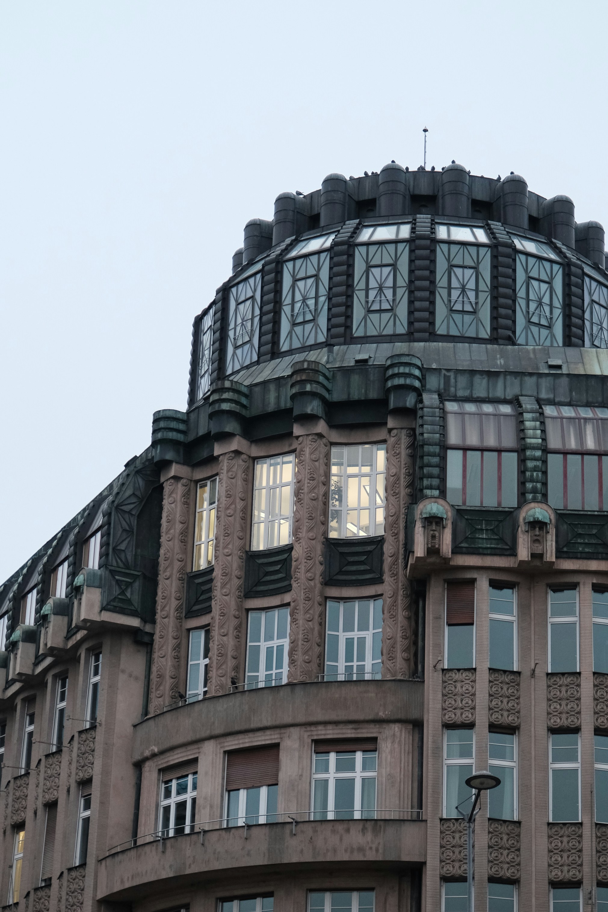 Art Deco Crown: A Corner of the Towered Facade