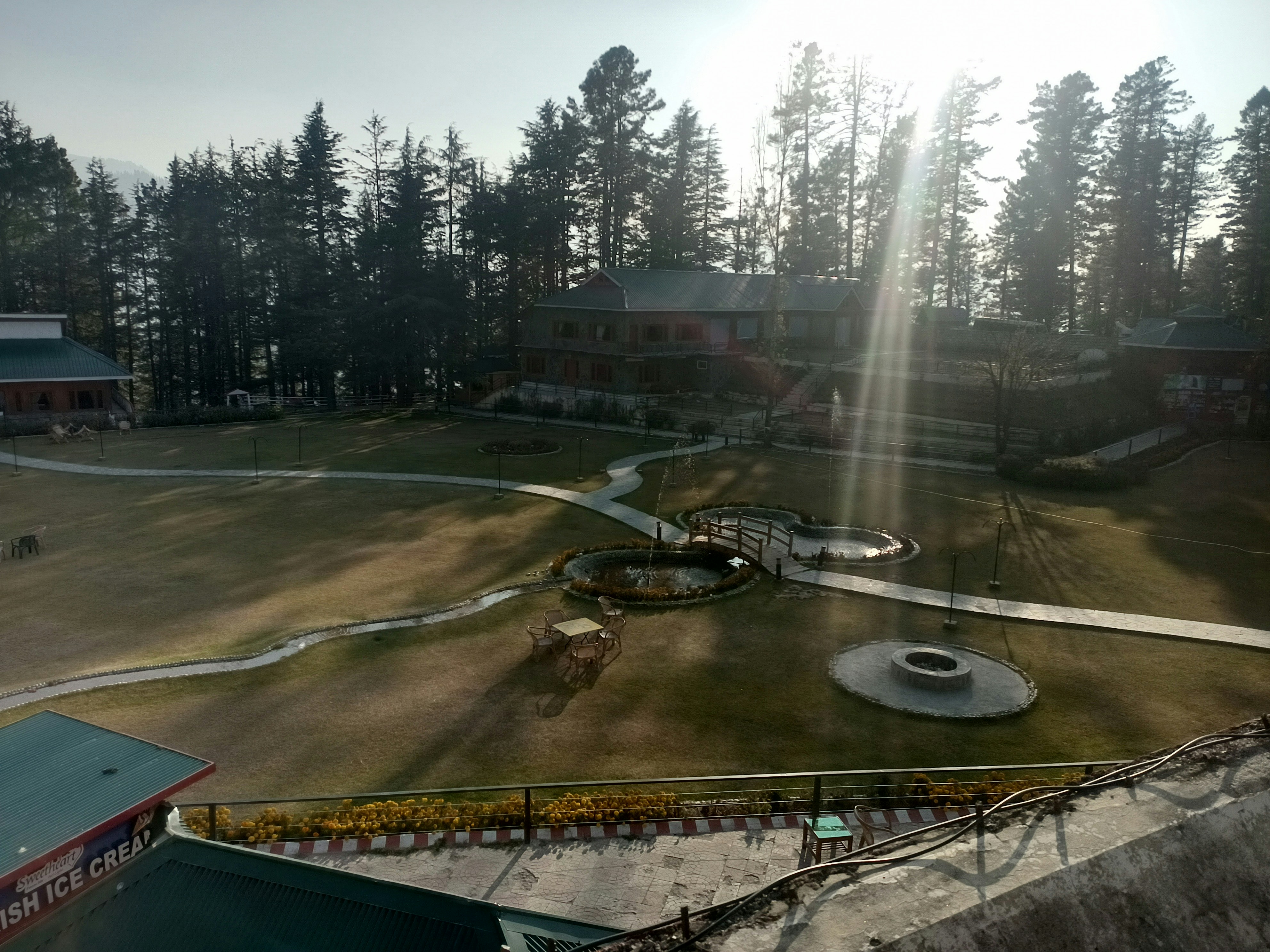 This is the Pine Resort from Shogran Pakistan before the Heavy snow Fall, Lovely View.