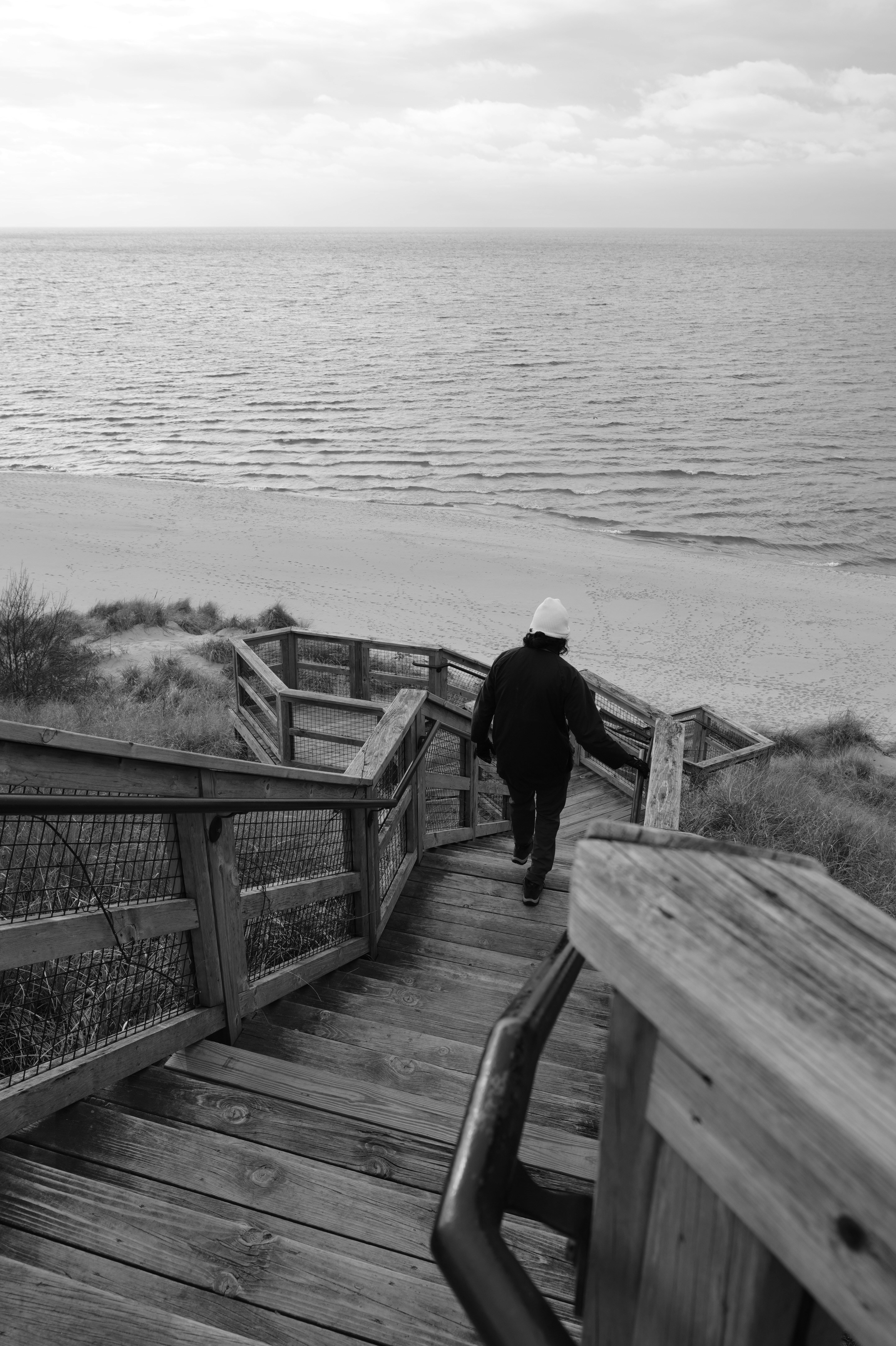 Staircase to the Sea: A Quiet Descent Toward the Horizon