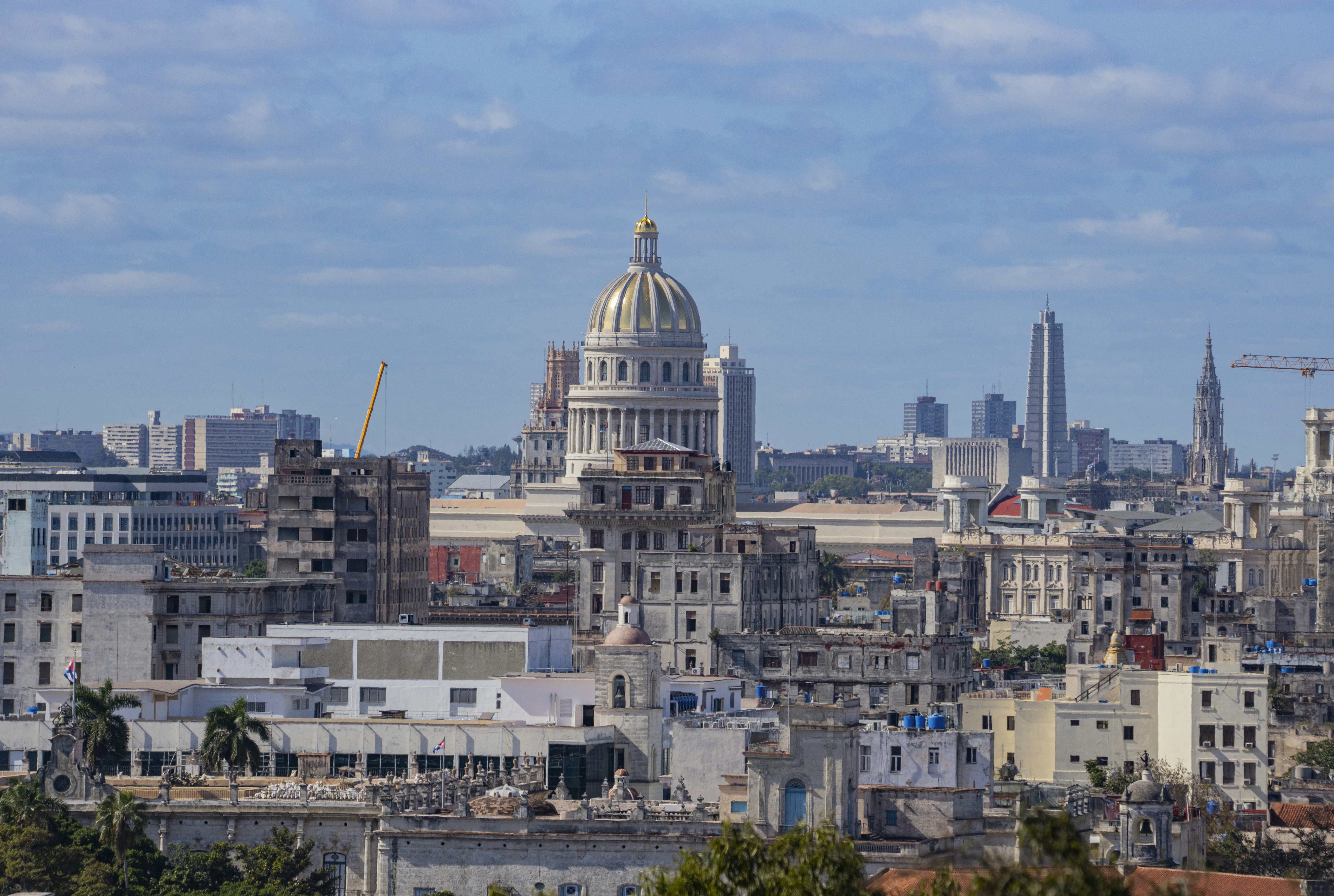 The Dome Amid the Dusk of a City Ridge