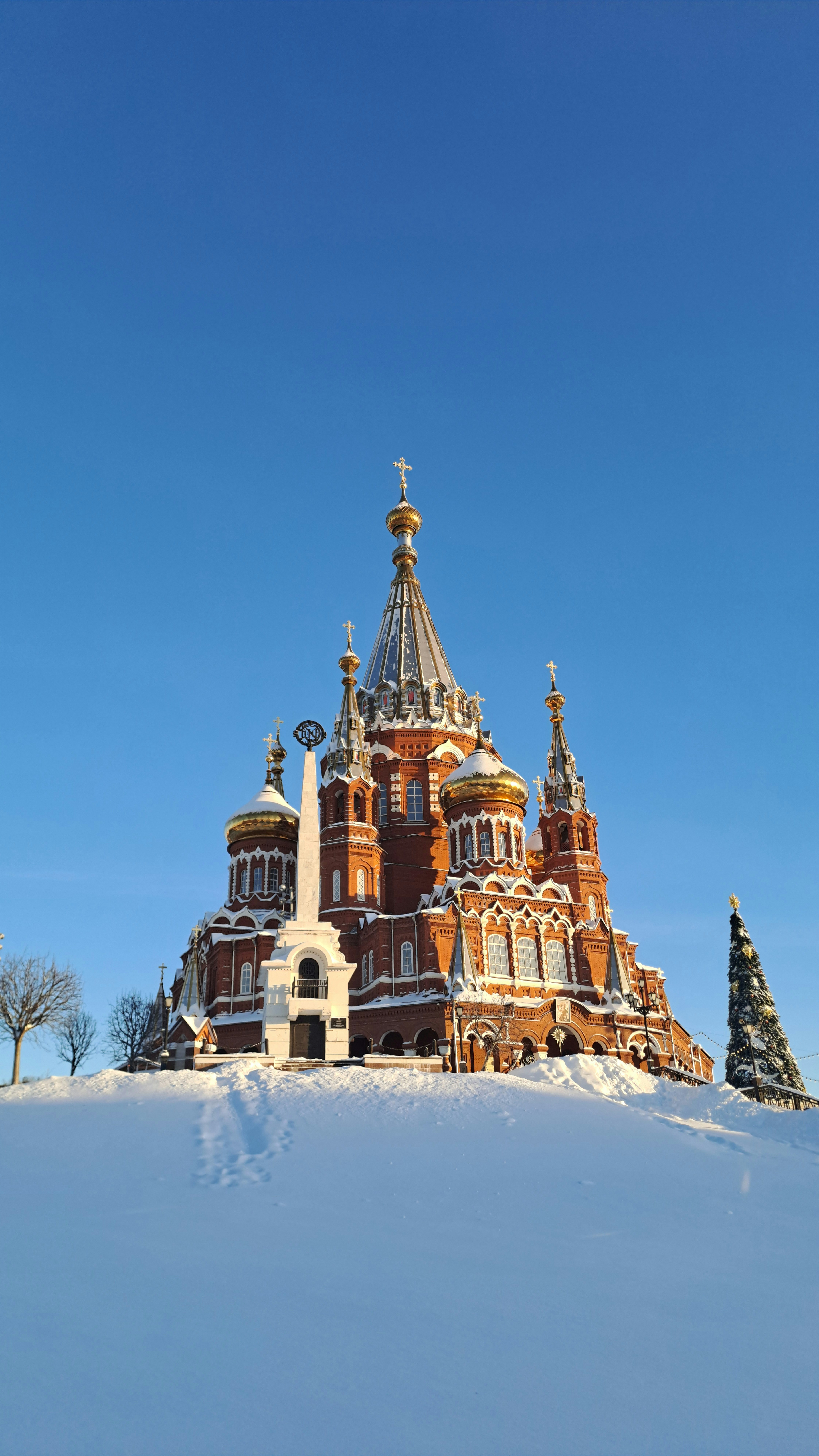 St. Michael's Cathedral (Izhevsk) Izhevsk, Udmurt Republic, Russia Михаило-Архангельский собор (Ижевск) - Built with funds from workers at the Izhevsk Arms Factory in 1907 - Destroyed to the ground by the Communists in 1937 - Restored and consecrated by Patriarch Alexy II in 2007