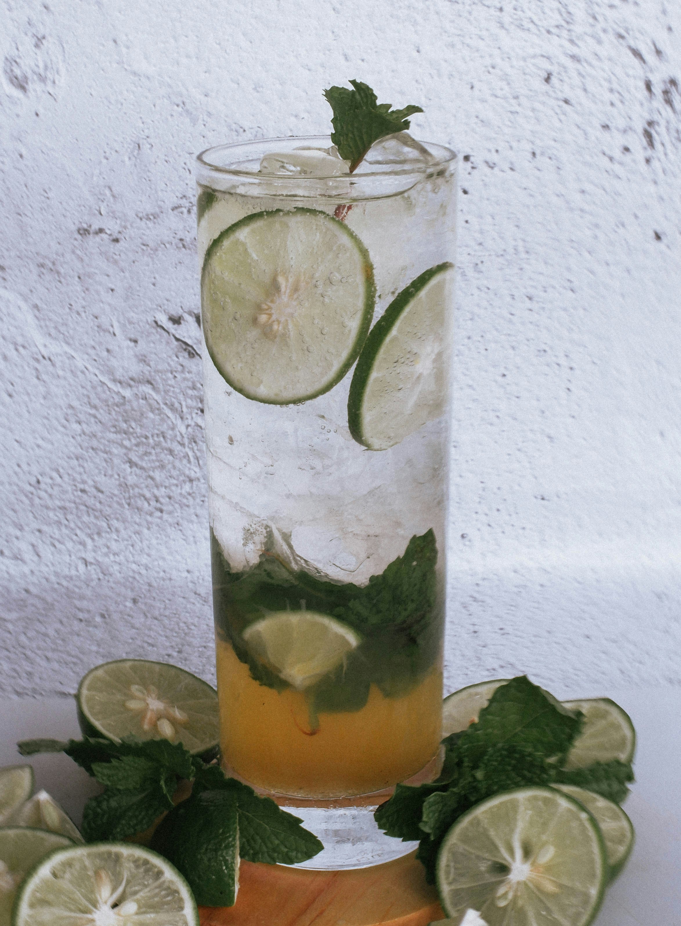 Lemon-Mint Refresher in a Tall Glass