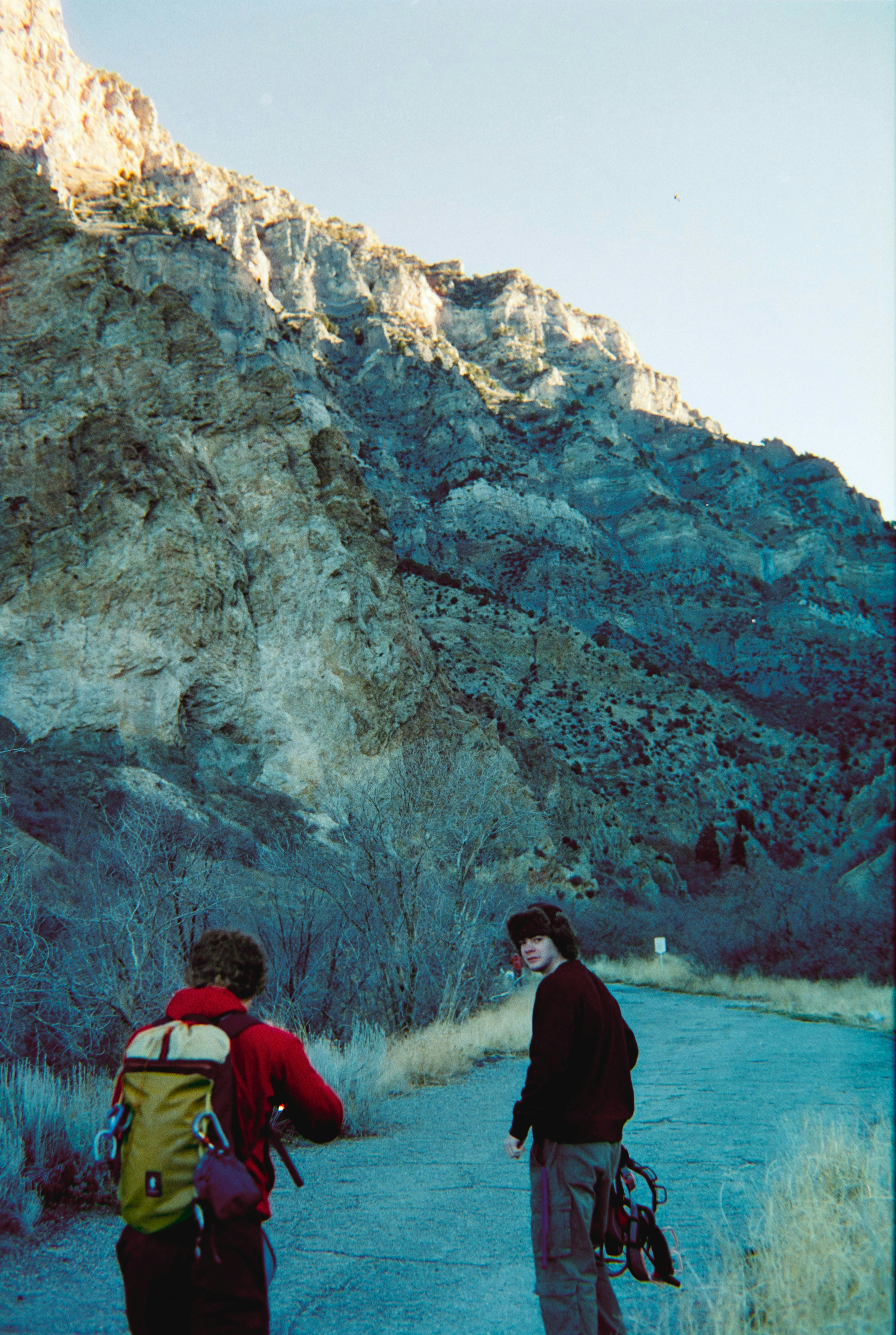 Trailside Portrait Under Canyon Light