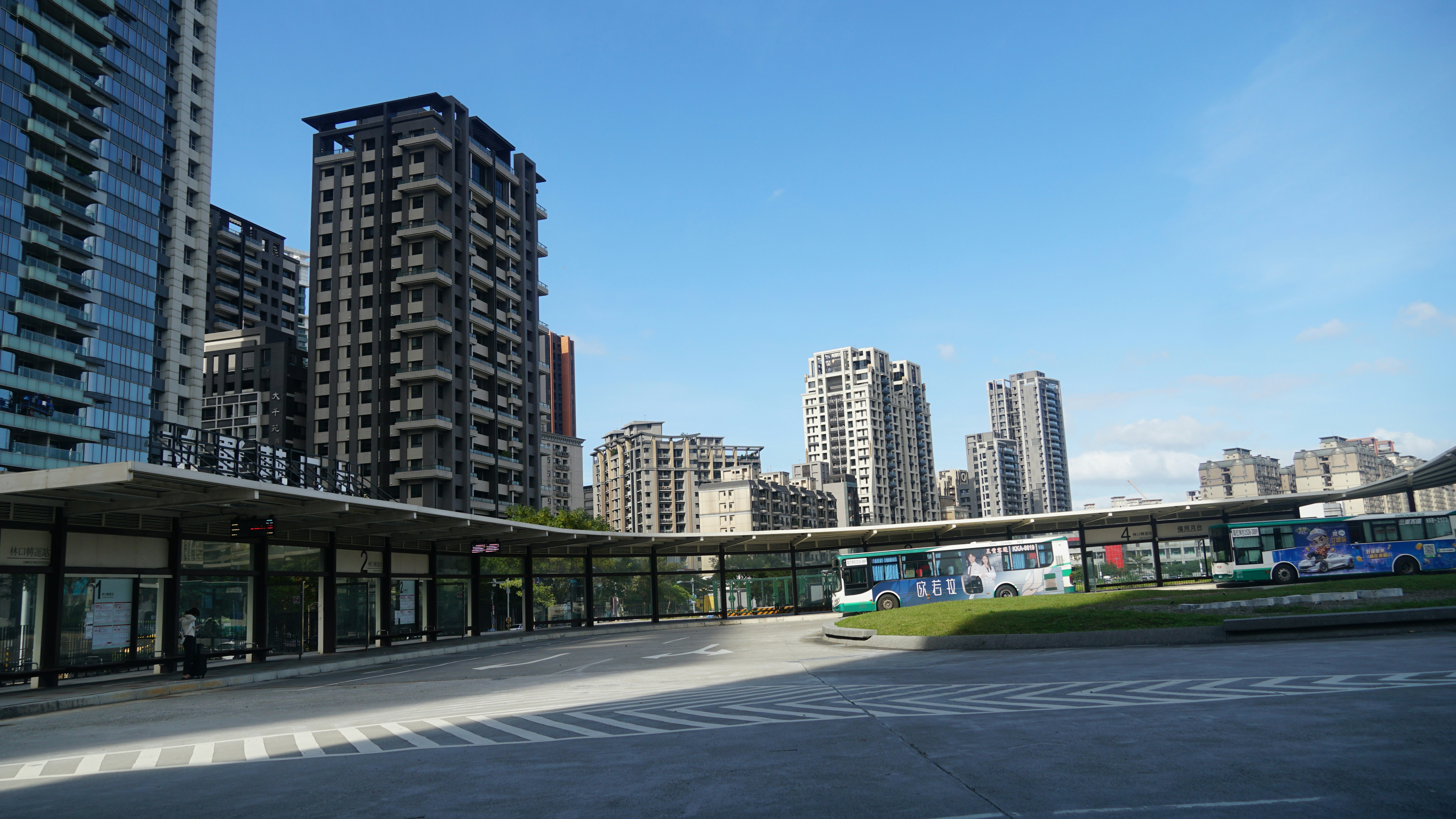 City Edge: Modern Towers Reach Toward a Clear Sky