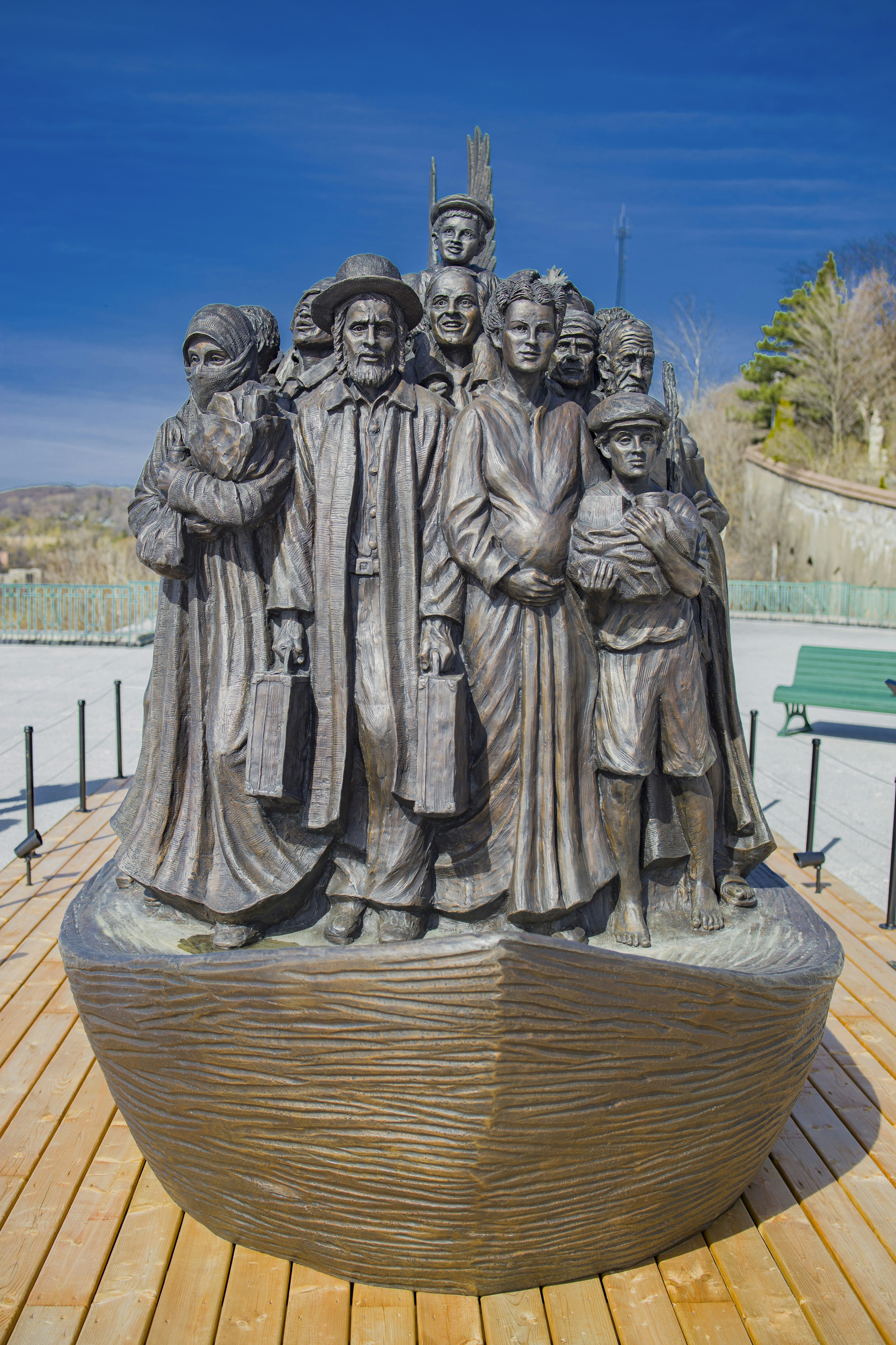 Gathered Voices: A Bronze Mosaic of Hope